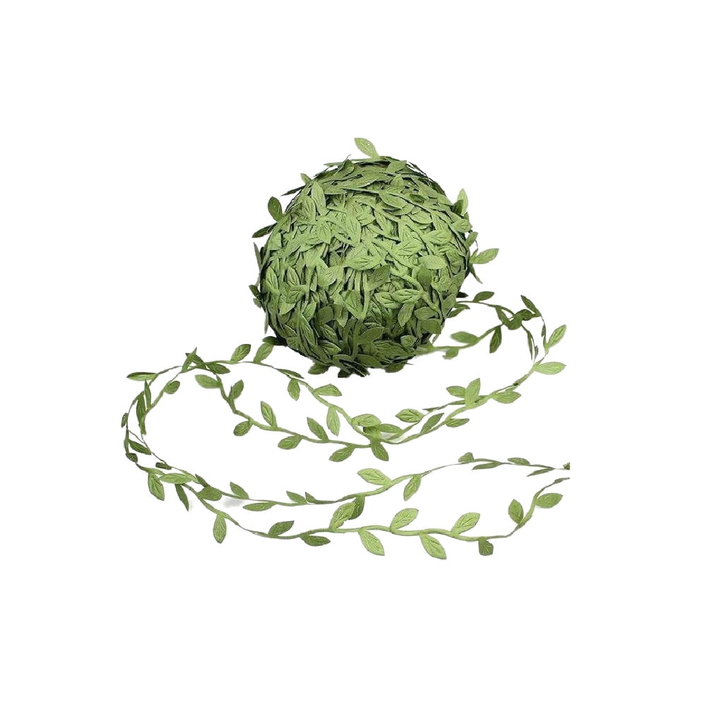YYhl Artificial Vines Leaves String Trim Ribbon PVC Willow Leaves for ...