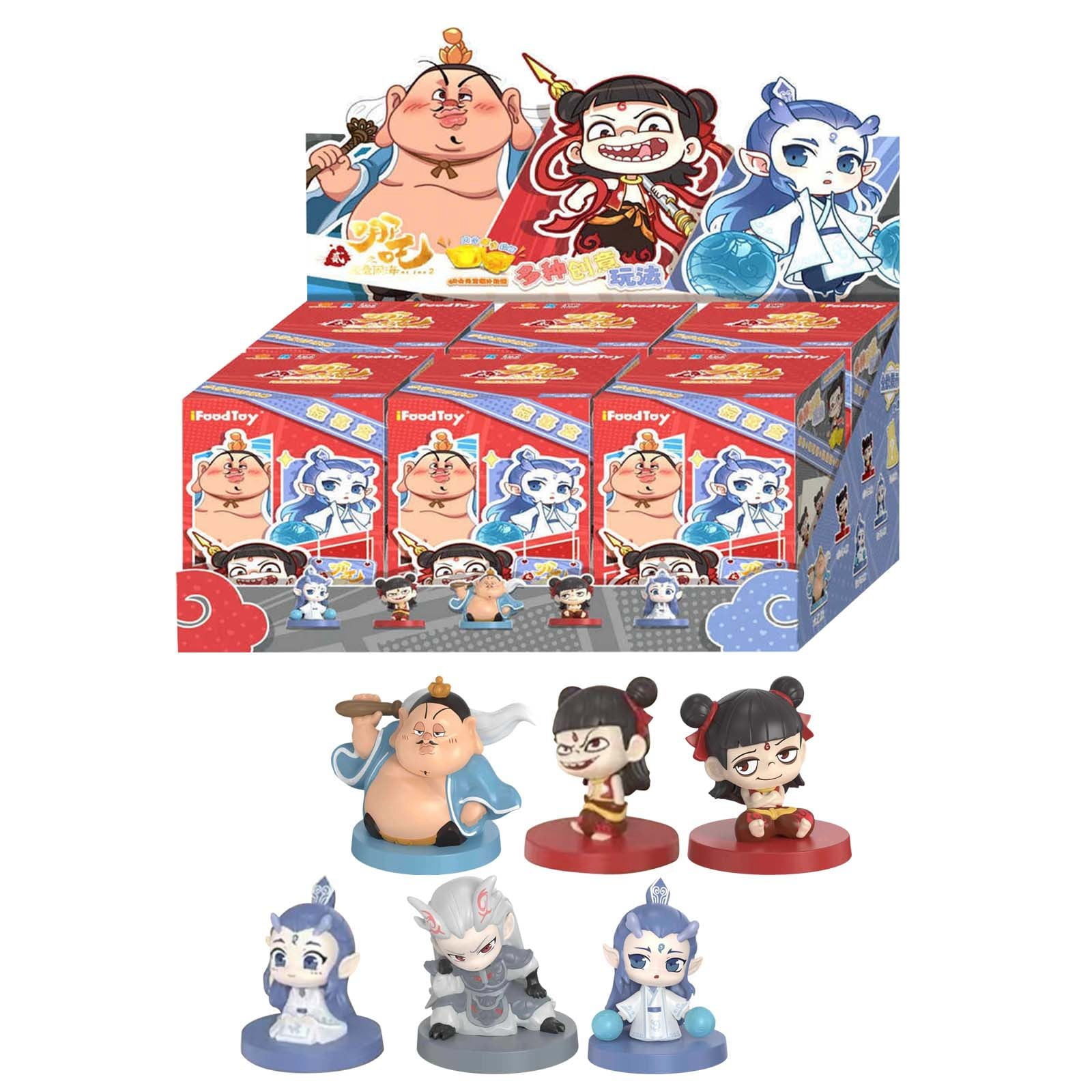 YYmvjgg Nezha Conquers The Sea, Surprise Blind Boxes: 10Cm/3.93In Nezha ...