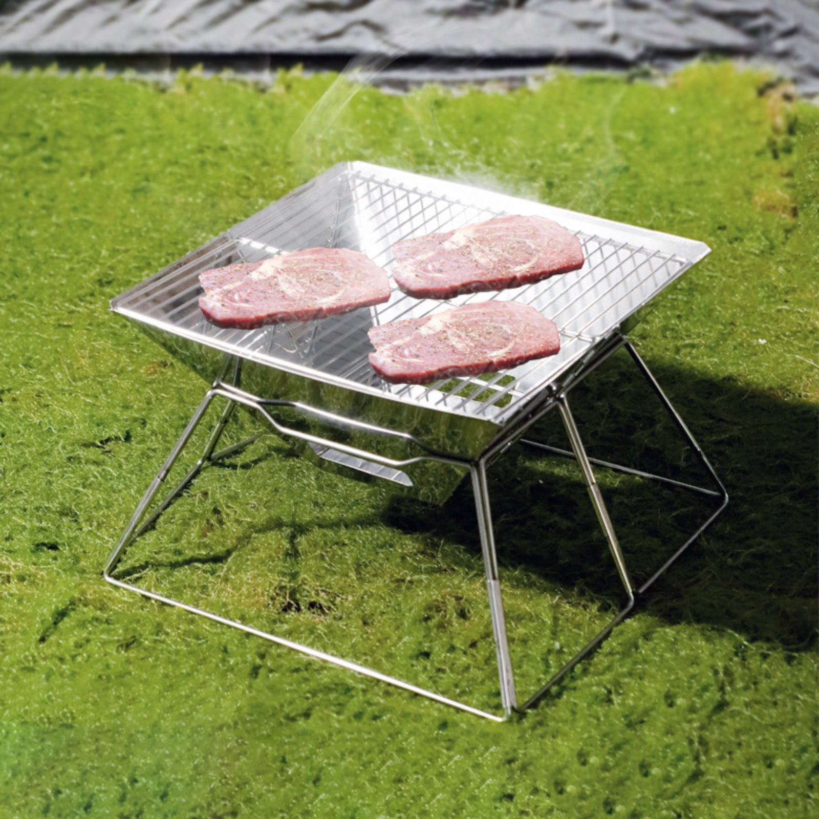YYmvjgg Outdoor Fire Tablecamping Firewood Stovefolding Campfire ...