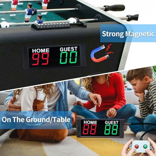 YZ Magnetic Battery Powered Cornhole Scoreboard,Portable Digital ...