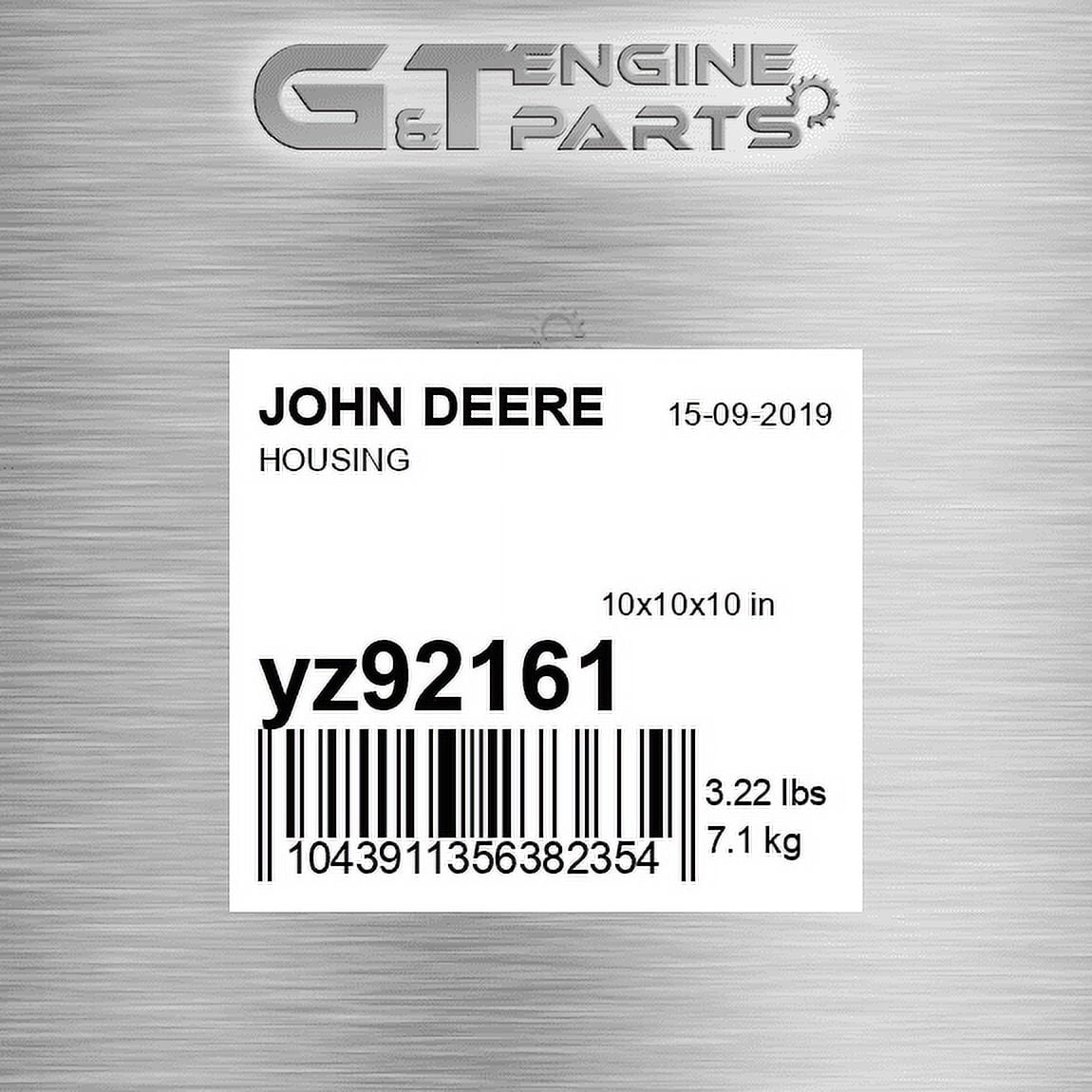 YZ92161 HOUSING fits JOHN DEERE (New OEM) - Walmart.com