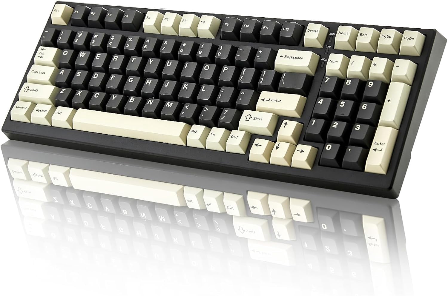 YZ98 Gasket Mechanical Keyboard,99 Key Hot Swappable BT5.0/2.4G/USB-C ...