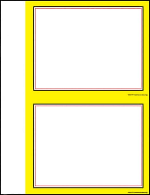 YZB203 Price Sign Laser Cards "Blank Yellow Border" PC Printable 100 8 ...