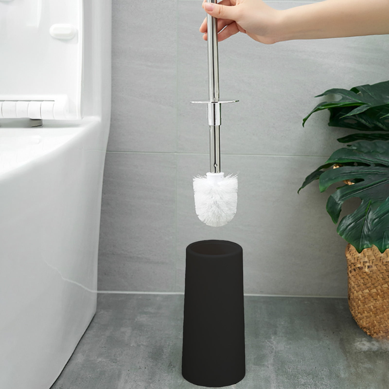 YZEGDCH Bathroom Toilet Brush and Holder Freestangding Toilets Clean ...