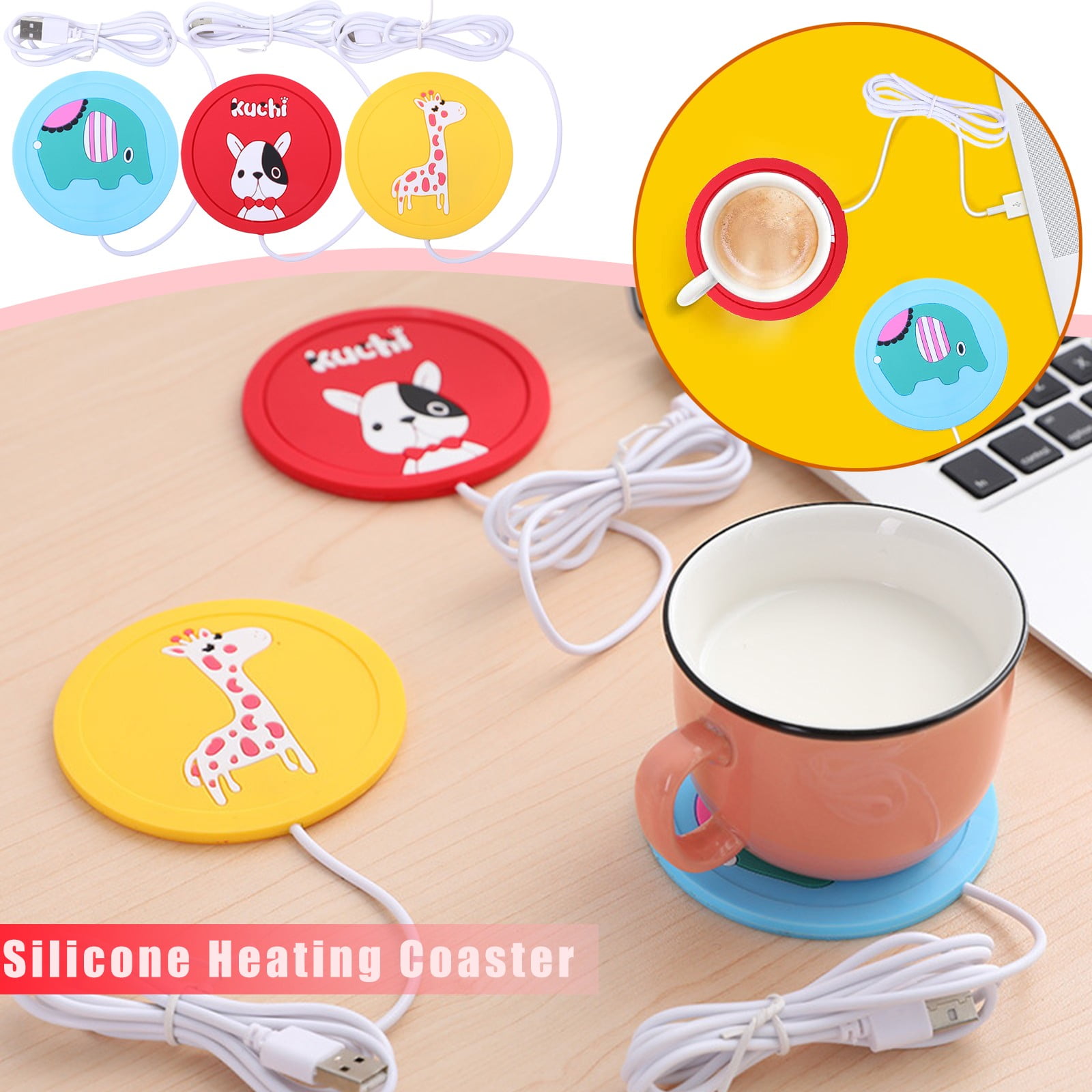 Mug Warmer Coffee Warmer,Coffee Cup Warmer Cordless,with Automatic Shut ...
