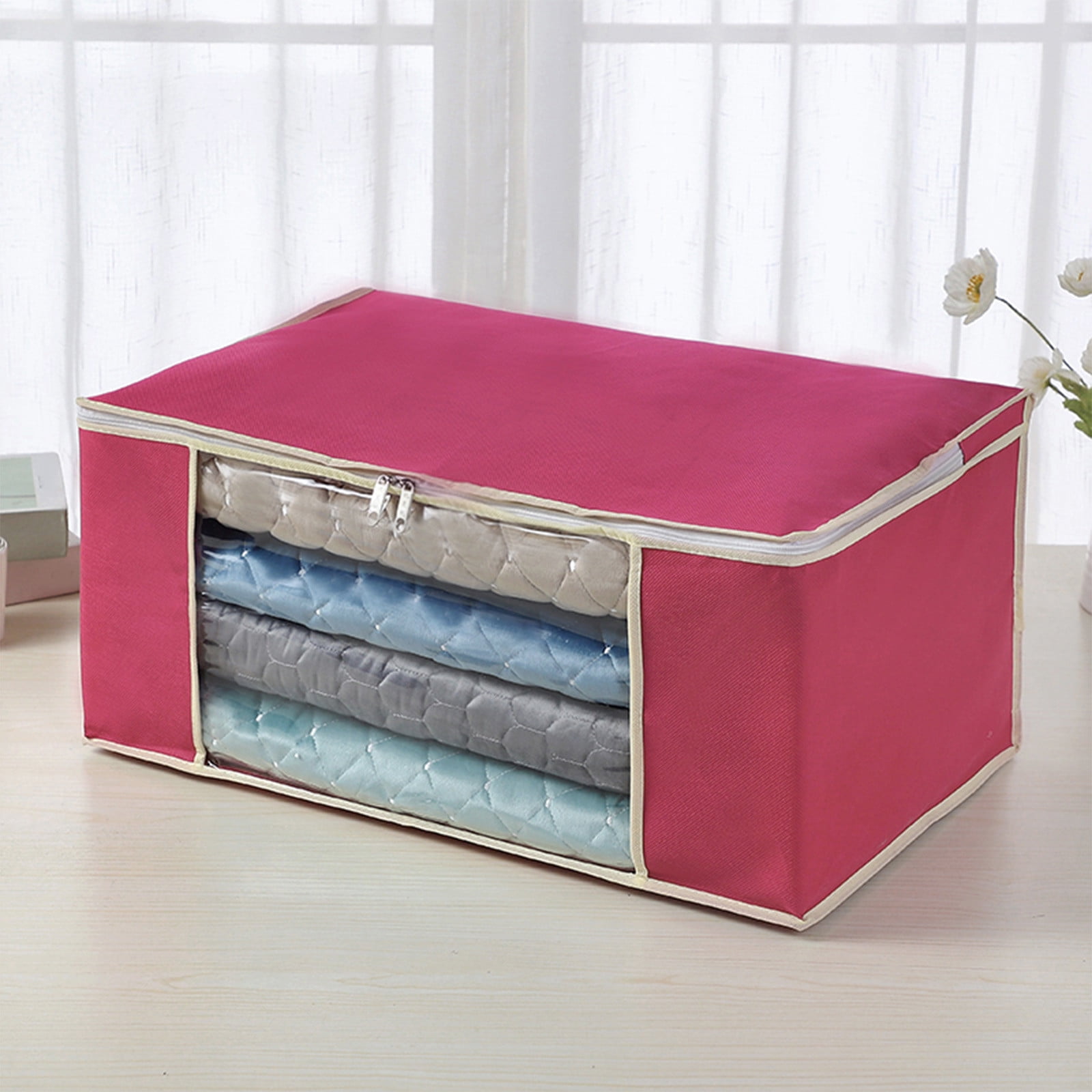 YZEGDCH Clothes Storage Home Heavy-Duty Storage Tote for Clothes ...