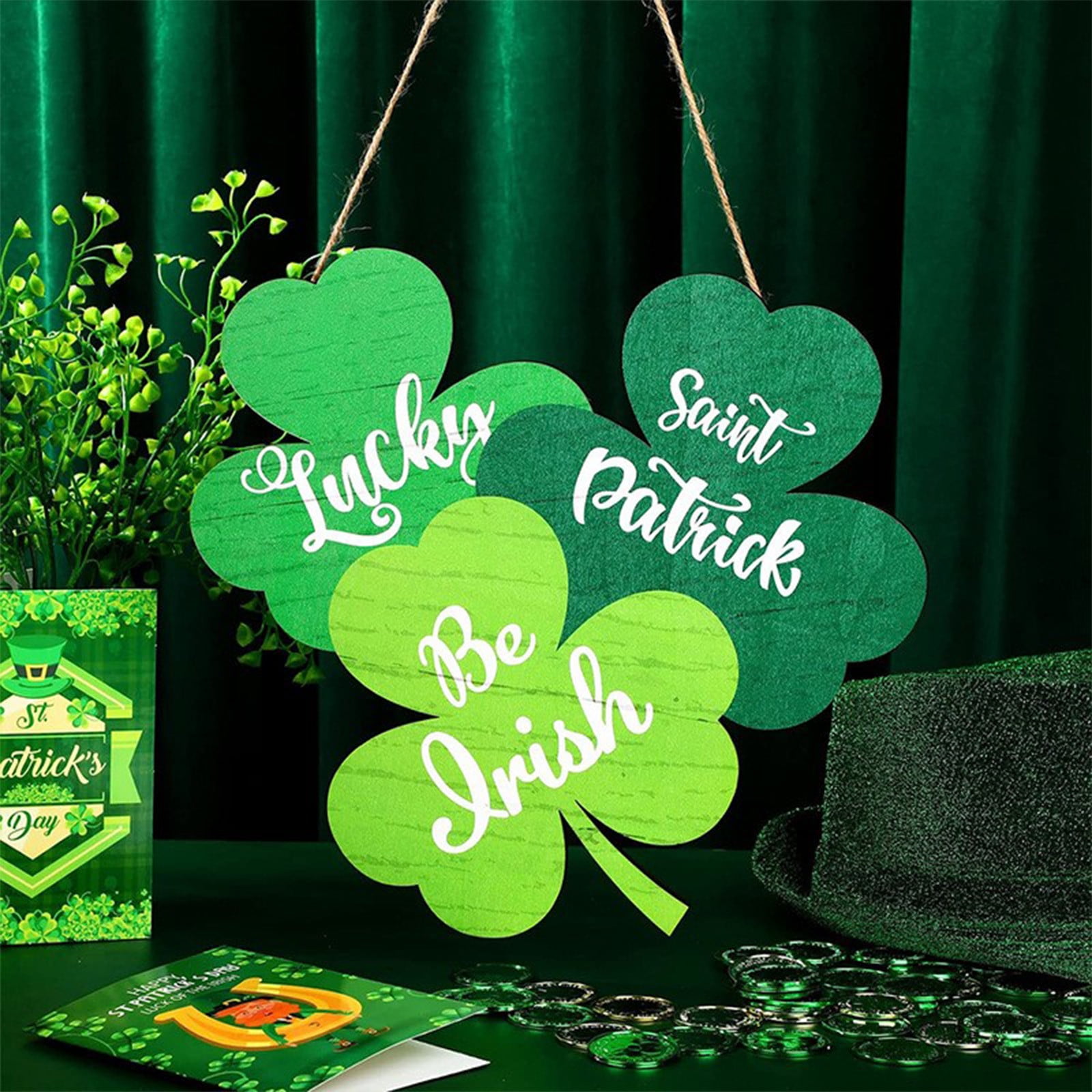 YZEGDCH Holiday Savings,St Patricks Day Door Decorations for Home Party ...