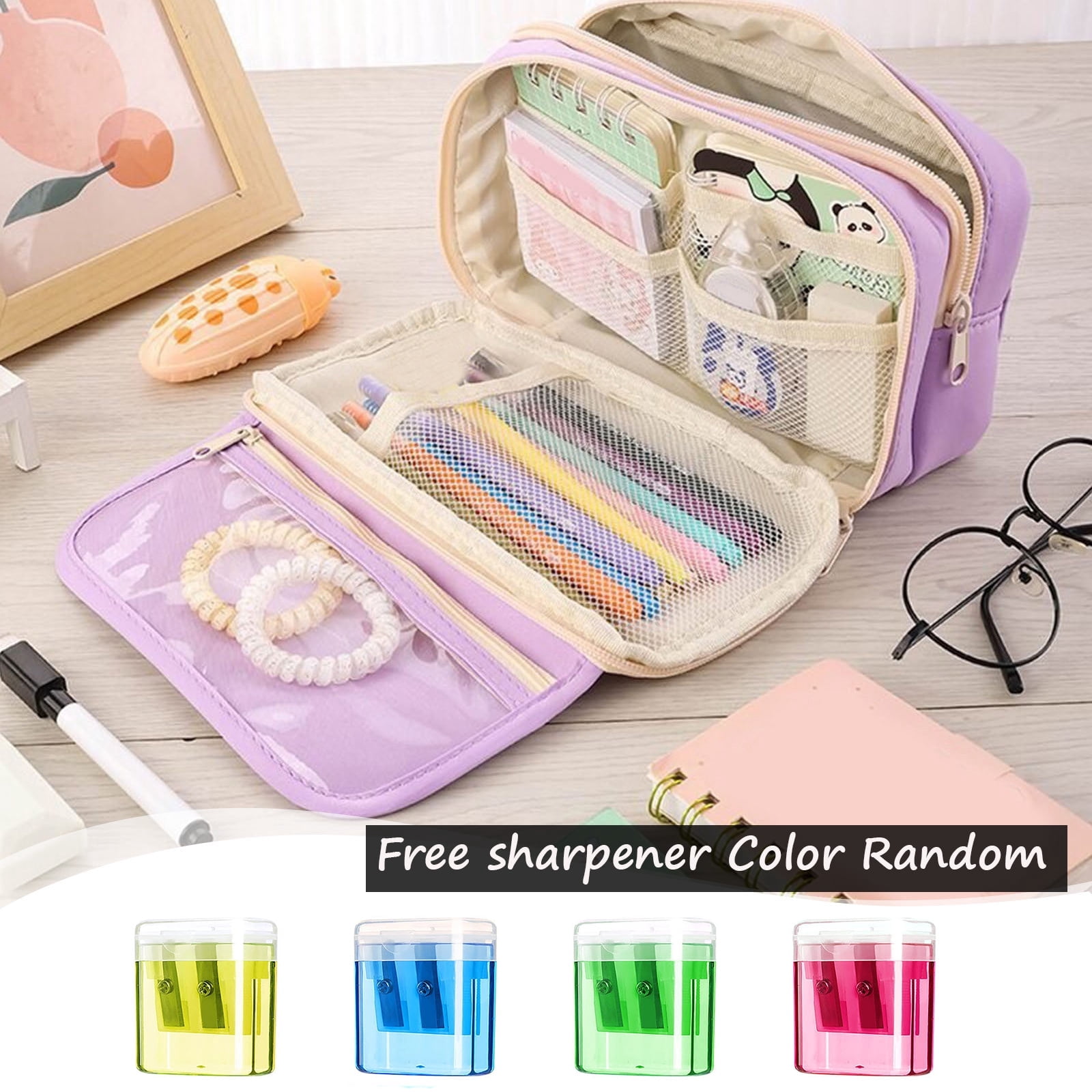 YZEGDCH Large Pencil Case 2025 Prime Day Deals Large Capacity ...