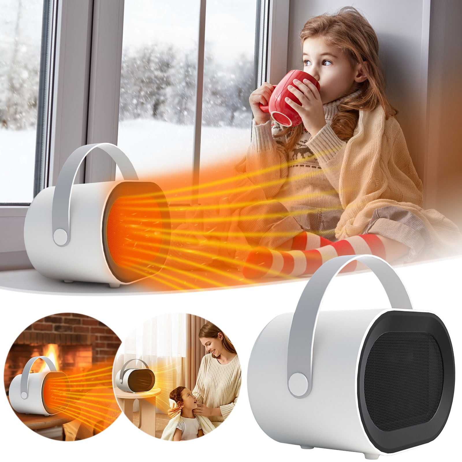 YZEGDCH Portable Electric Heaters for Indoor Use Clearance,New Model ...