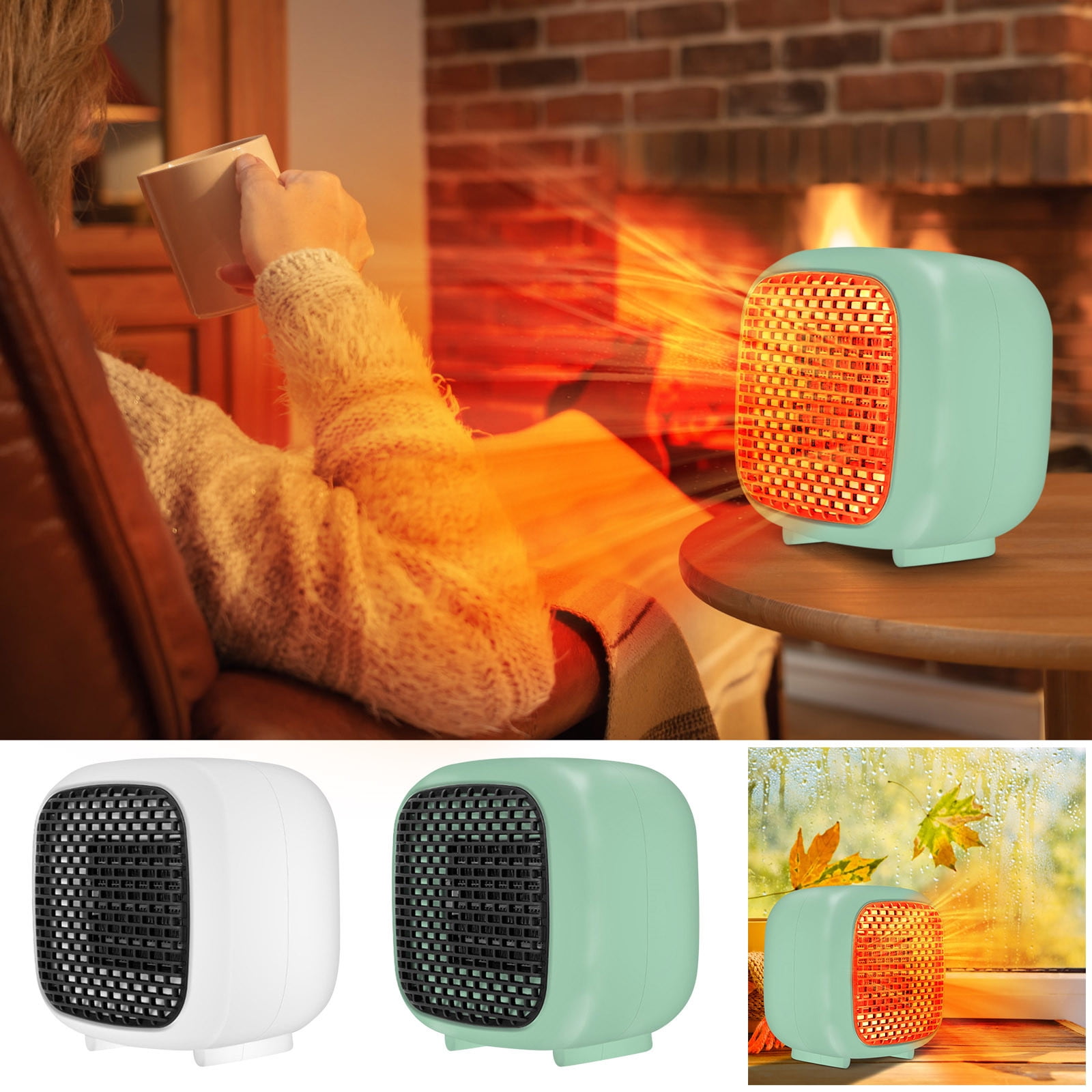 YZEGDCH Space Heater for Home Clearance,New Desktop Heater Small ...