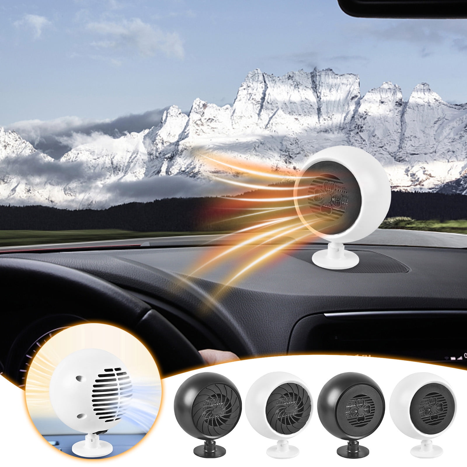 YZEGDCH Space Heaters for Indoor Use Clearance,Car Mounted Heater 12V ...