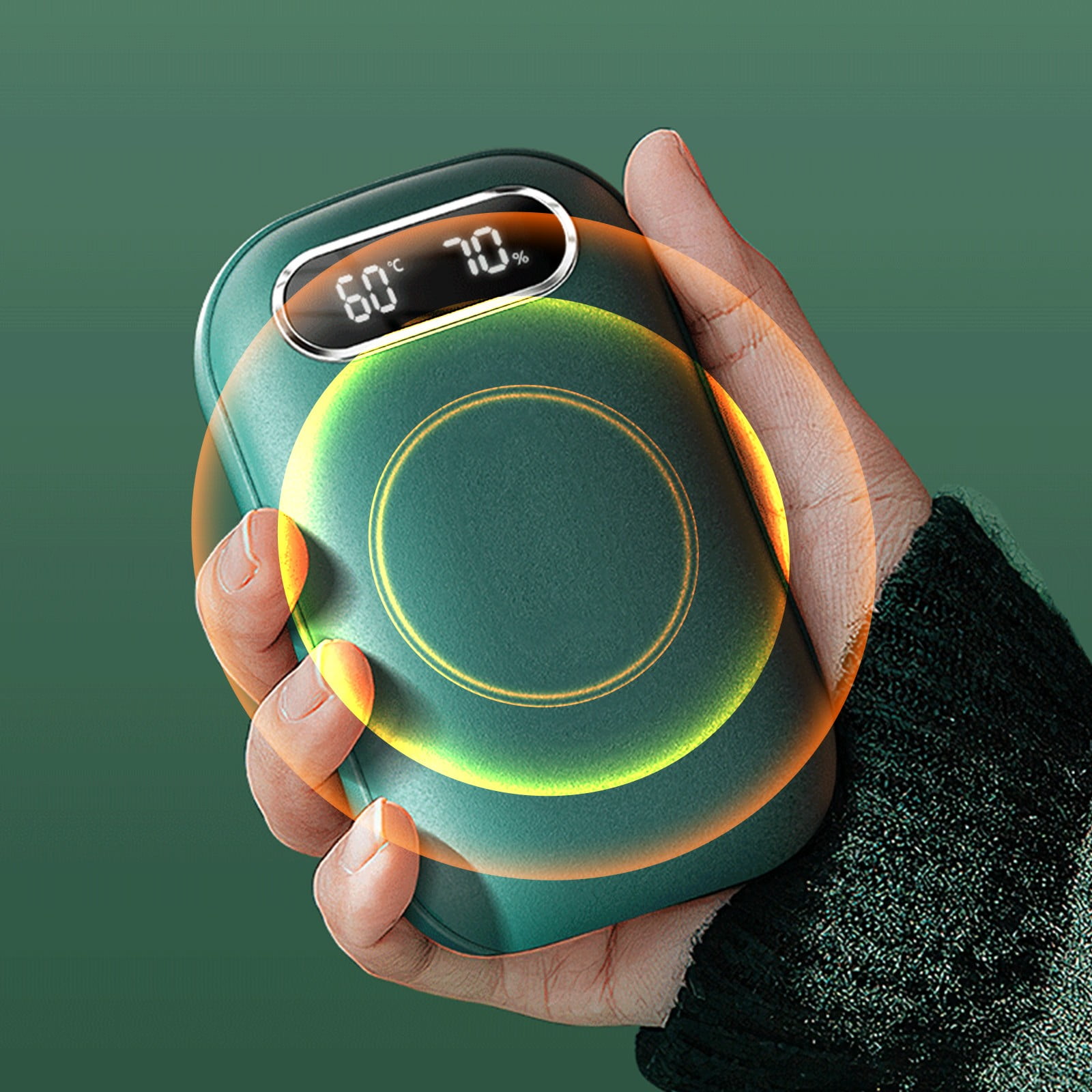 YZEGDCH Warm Hand Power Bank 2 In 1 25 Level Temperature and Battery ...