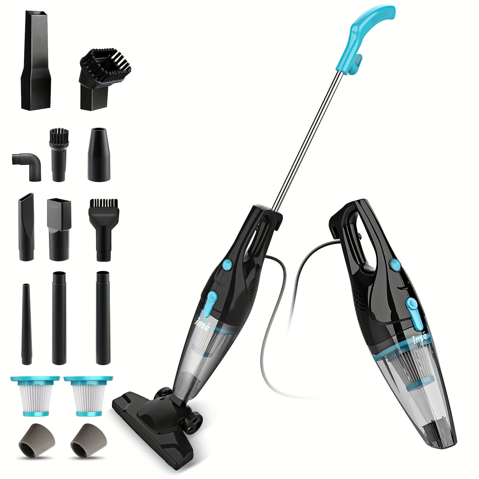 YZHENDEC Cordless Stick Vacuum Cleaner - 600W 20KPa Powerful Suction ...