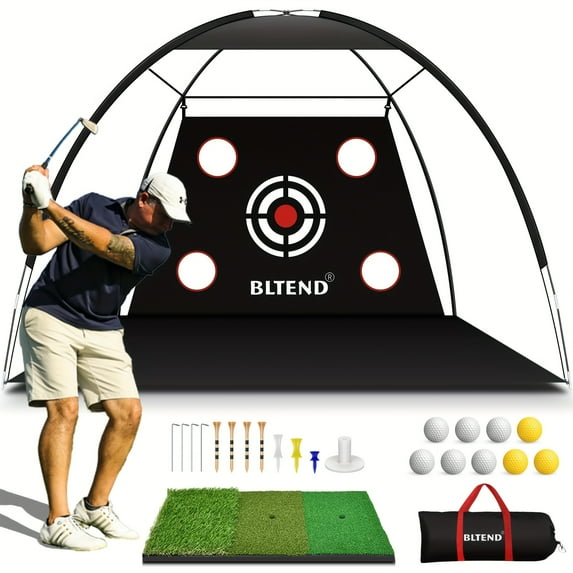 YZHENDEC Golf Net - 10x7ft Golf Practice Nets for Backyard Driving ...