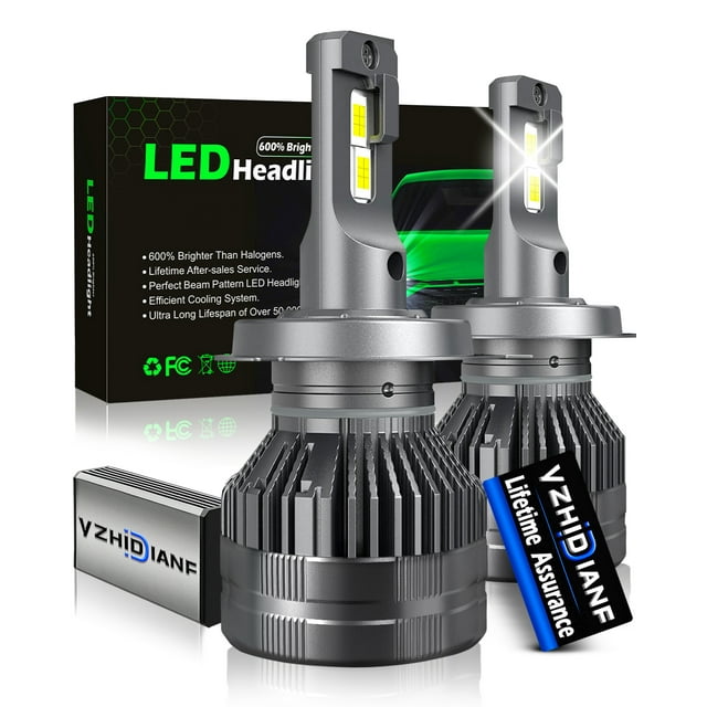 YZHIDIANF 2023 9003/H4/HB2 LED Headlight Bulbs - 120W 22000 Lumens, High/Low Beam, Fog Light ...