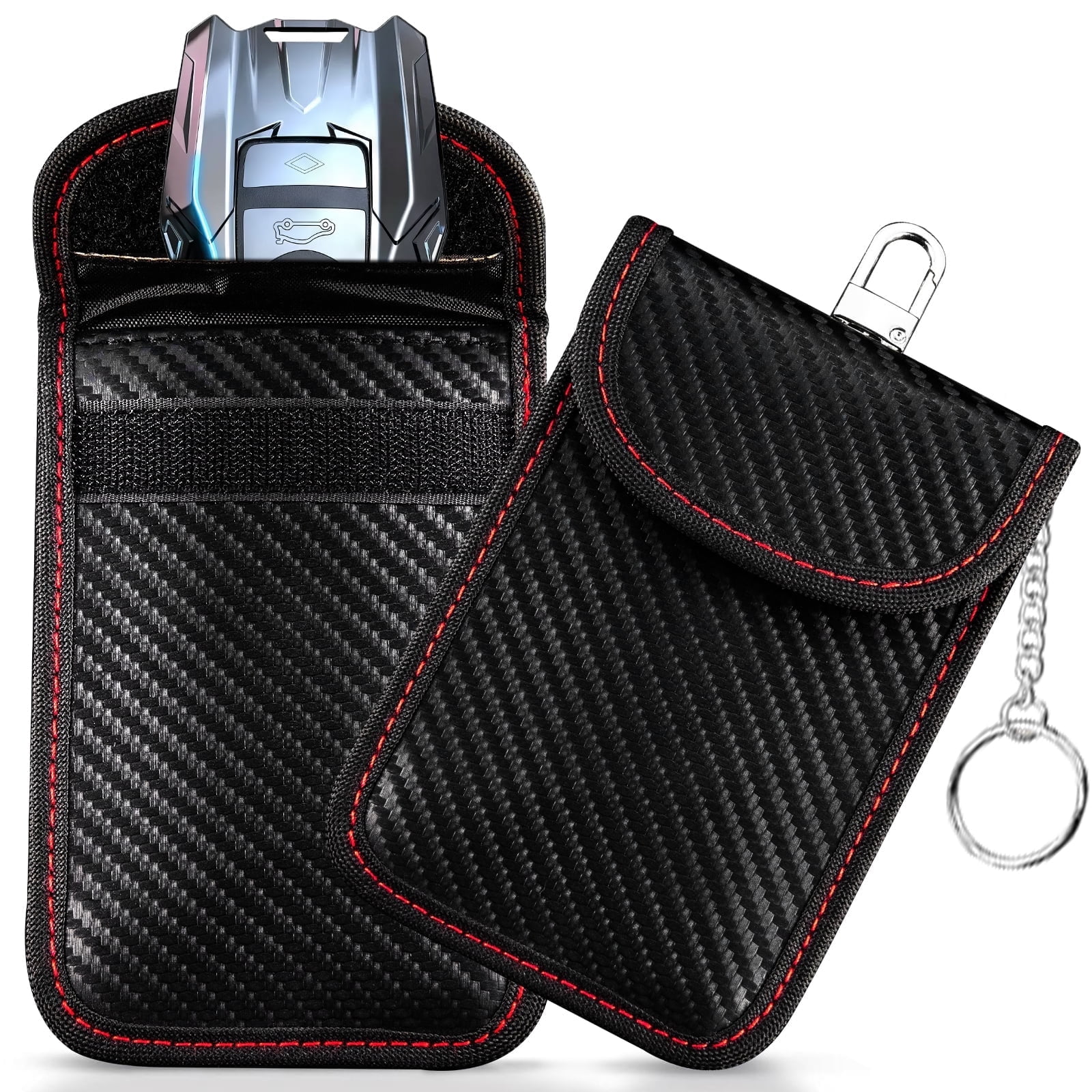 YZHIDIANF 2025 Upgraded Faraday Bag for Key Fob (2Packs) - Car RFID ...