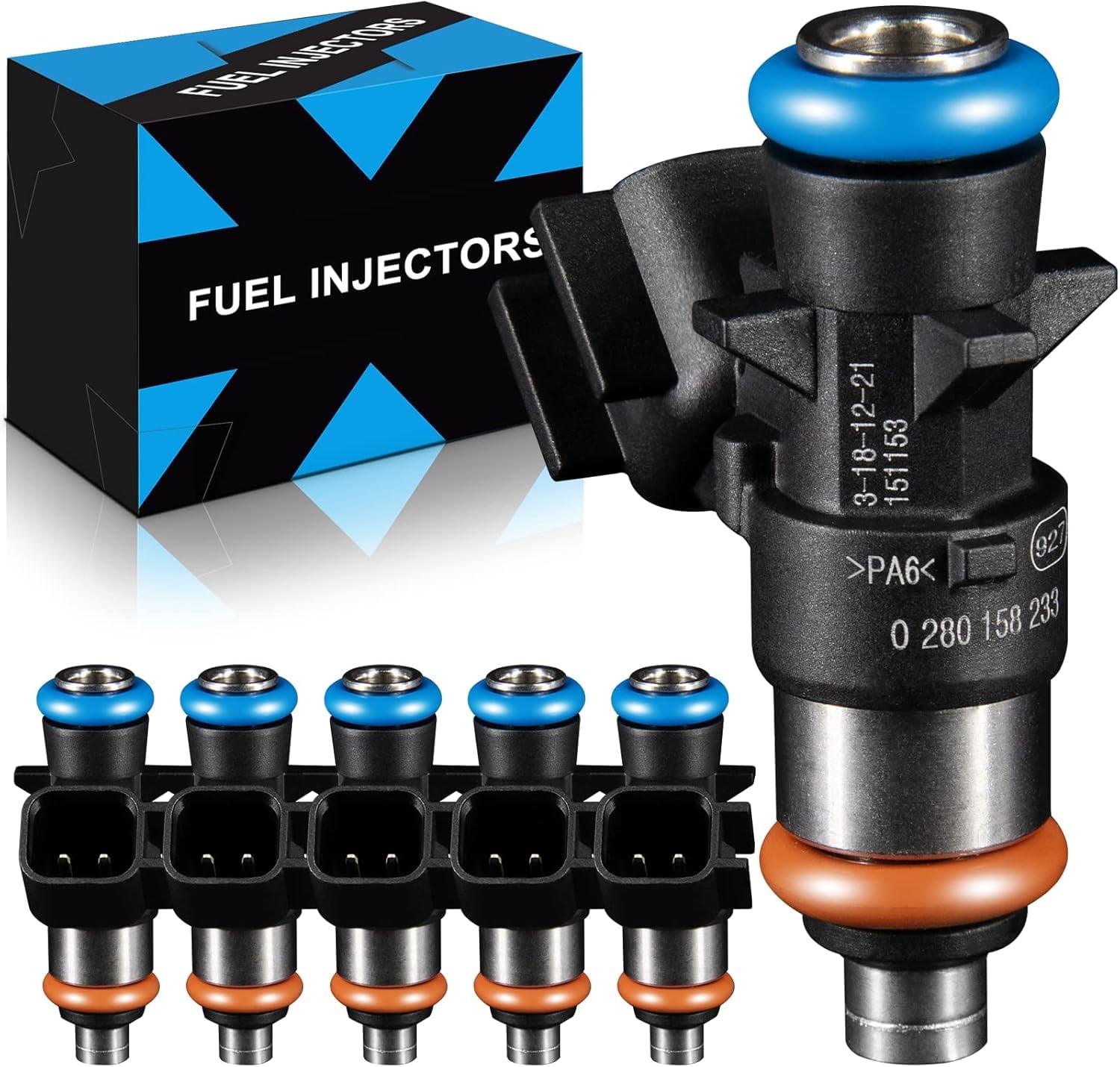 YZHIDIANF 6 Pcs Fuel Injectors 0280158233 Fits For For:-Ram ProMaster ...