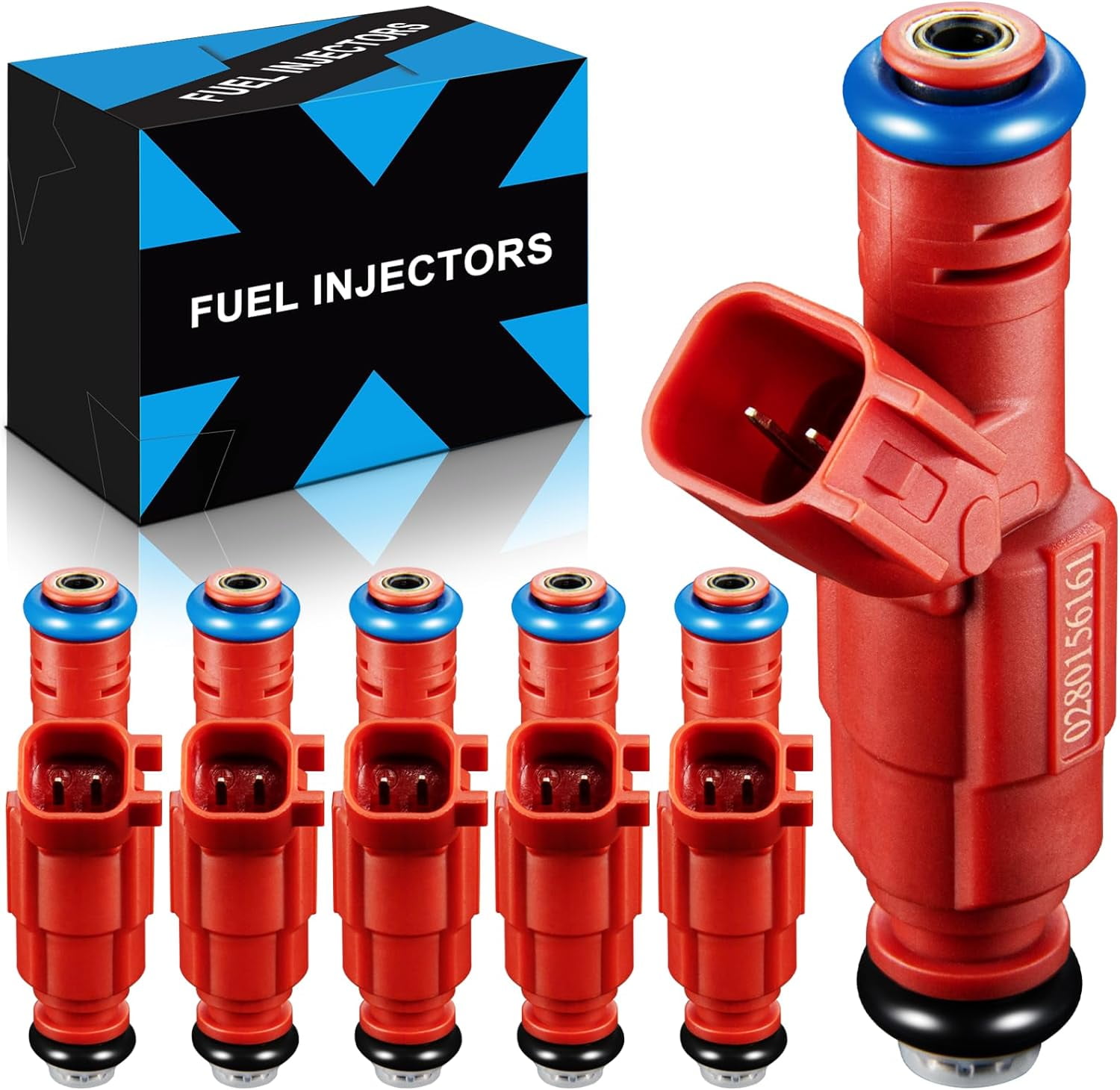 YZHIDIANF 6PCS 0280156161 Fuel Injectors For 00-03 Dodge Dakota Ram ...