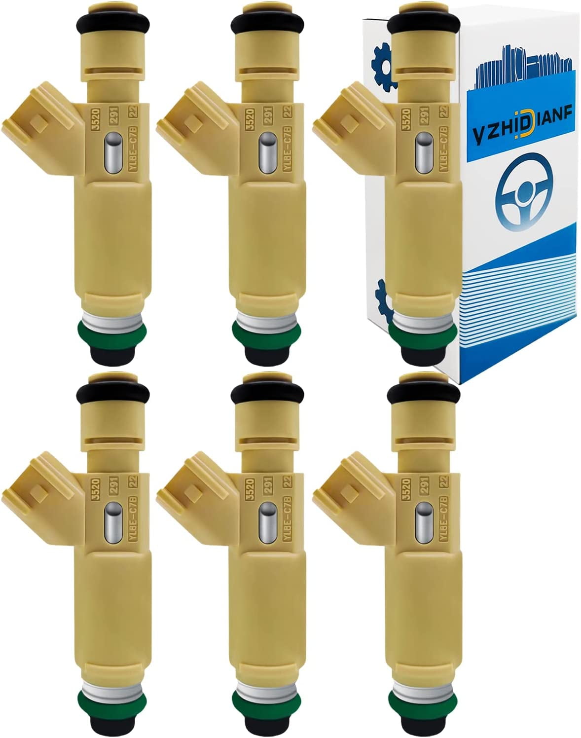 Yzhidianf 822 11157 Fuel Injectors Fits For Ford Escape 01 03 01 04 For Mazda Tribute 3 0 2001