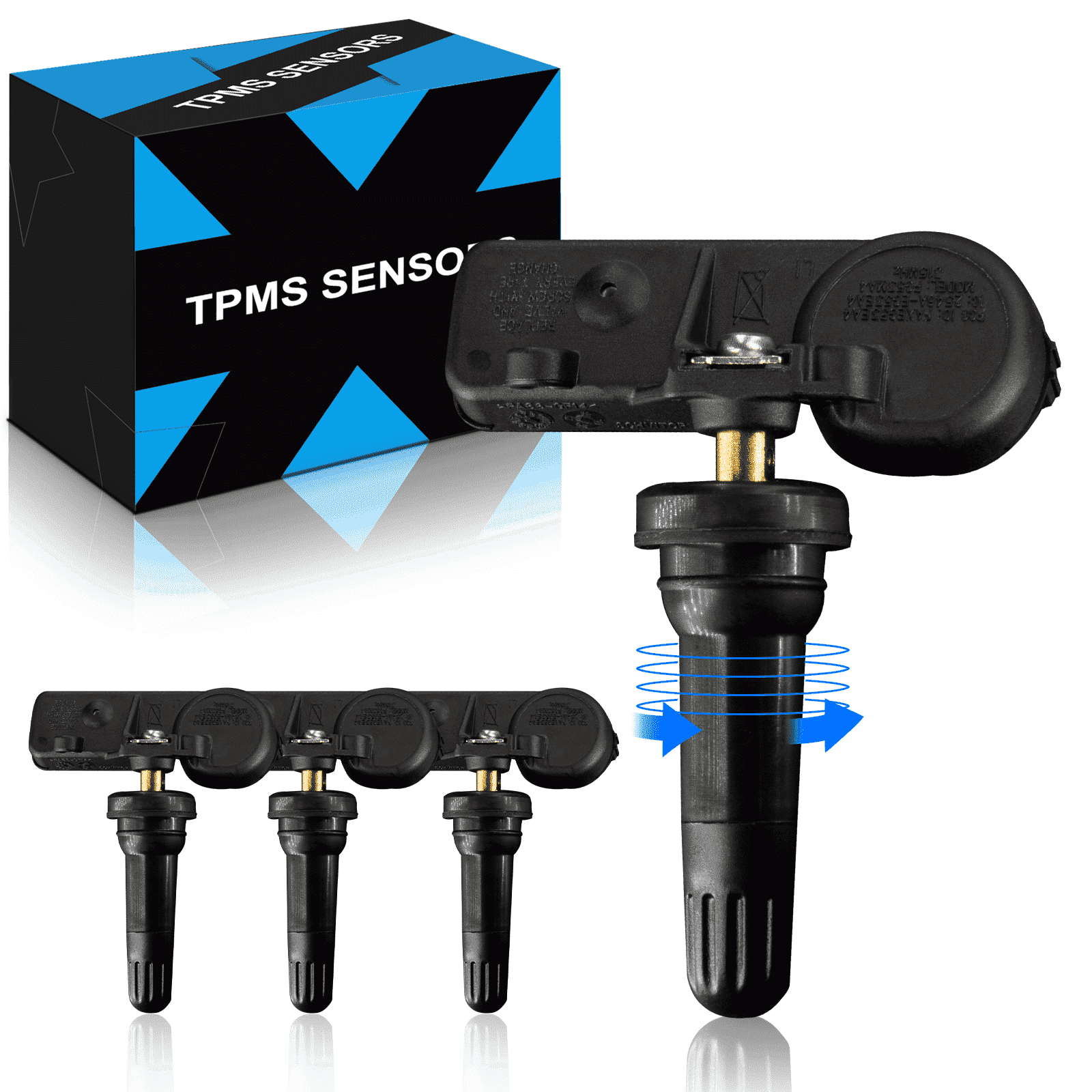 YZHIDIANF TPMS Sensor 6F2Z-1A189-A, Pack of 4 - 315Mhz Tire Pressure ...