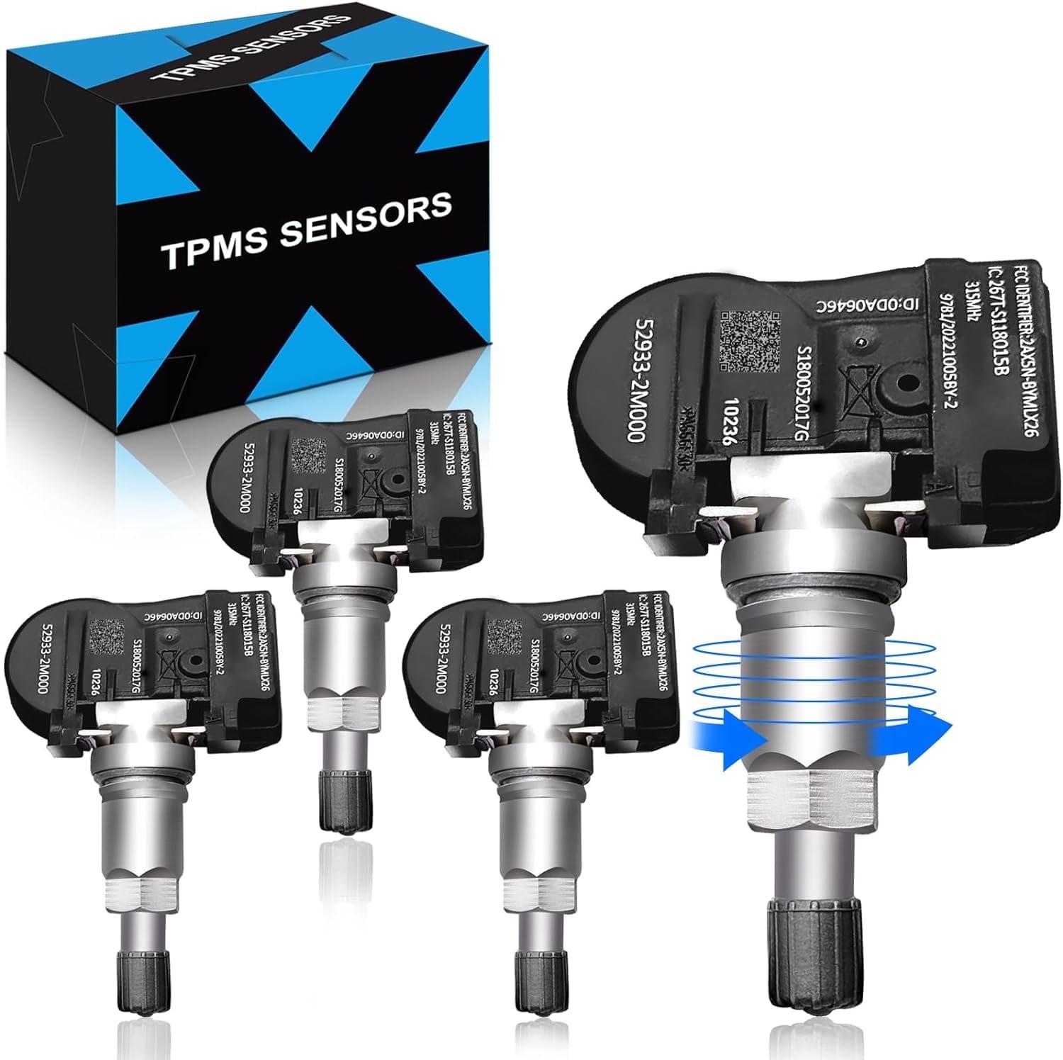 YZHIDIANF Tire Pressure Sensor 529332M000 315MHz TPMS Sensors ...