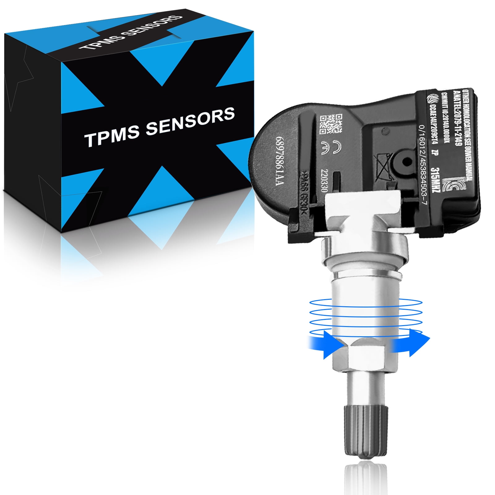 YZHIDIANF Tire Pressure Sensor for Chrysler 315MHz Programmed for Jeep ...