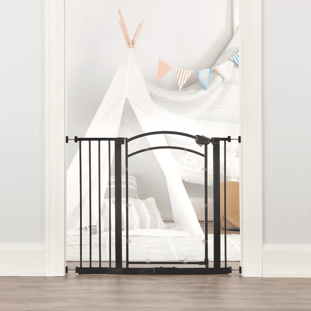 YZL 29 In Walk-Through Safety Gate - Black - Walmart.com