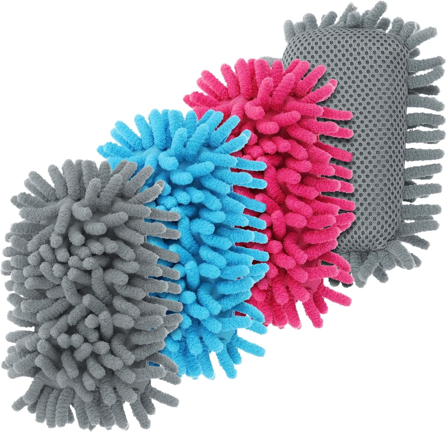 YZL 4 pieces of microfiber long-pile whiteboard erasers, washable ...