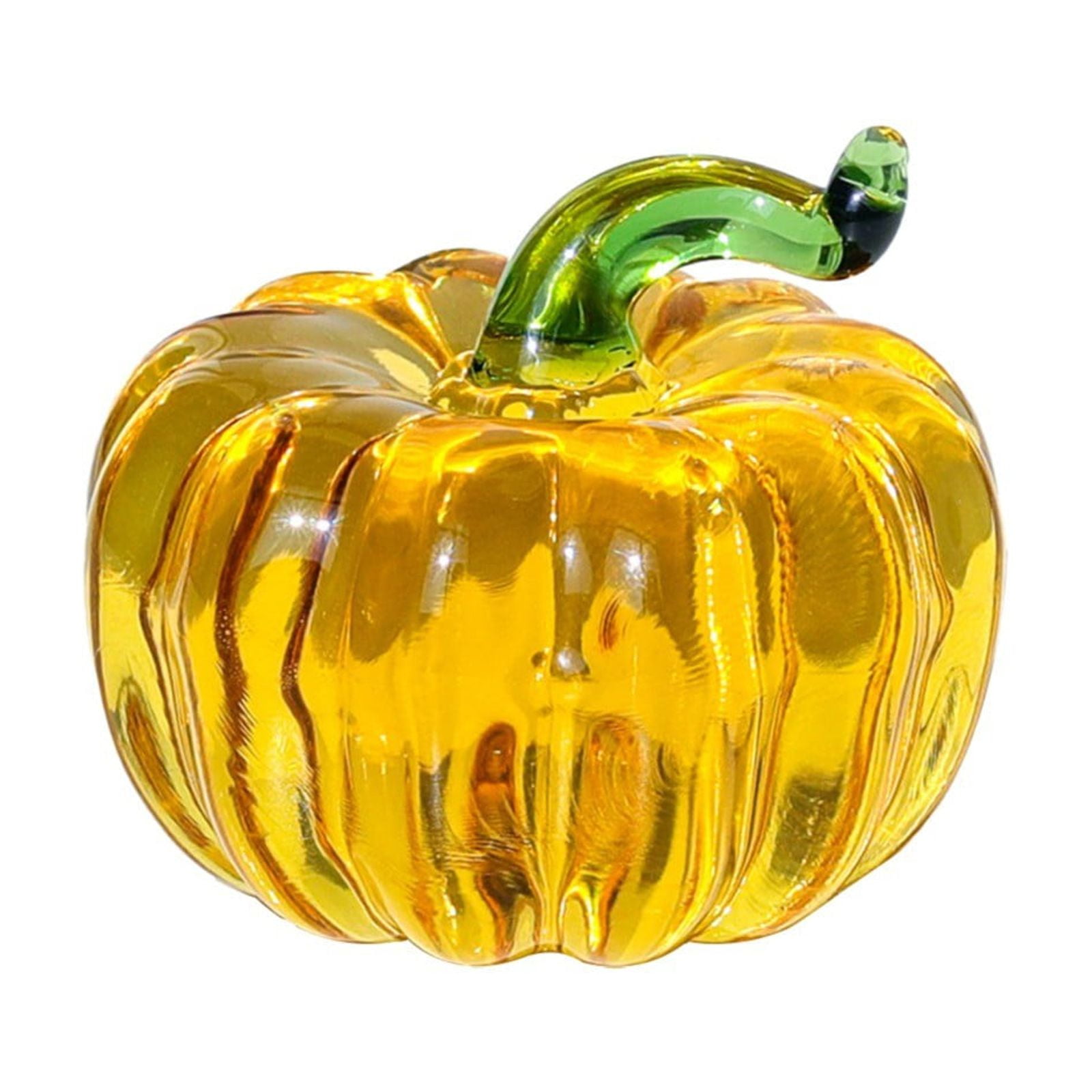 YZLMD Desktop Ornament Desktop Dress Up Halloween Crystal Pumpkin ...