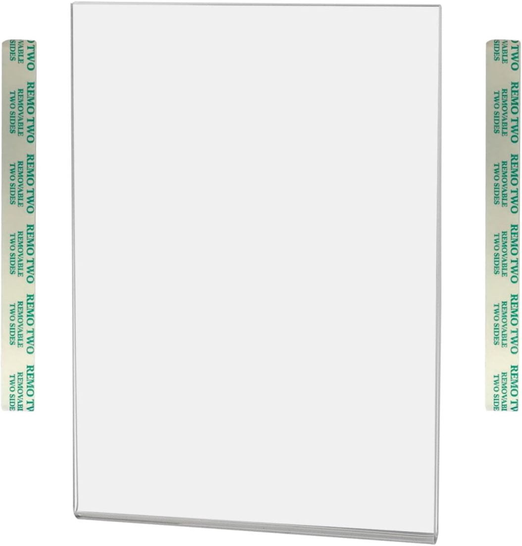 YZSP 5 Pack Wall Sign Holder 5" x 7" with Double Sided Tape for ...