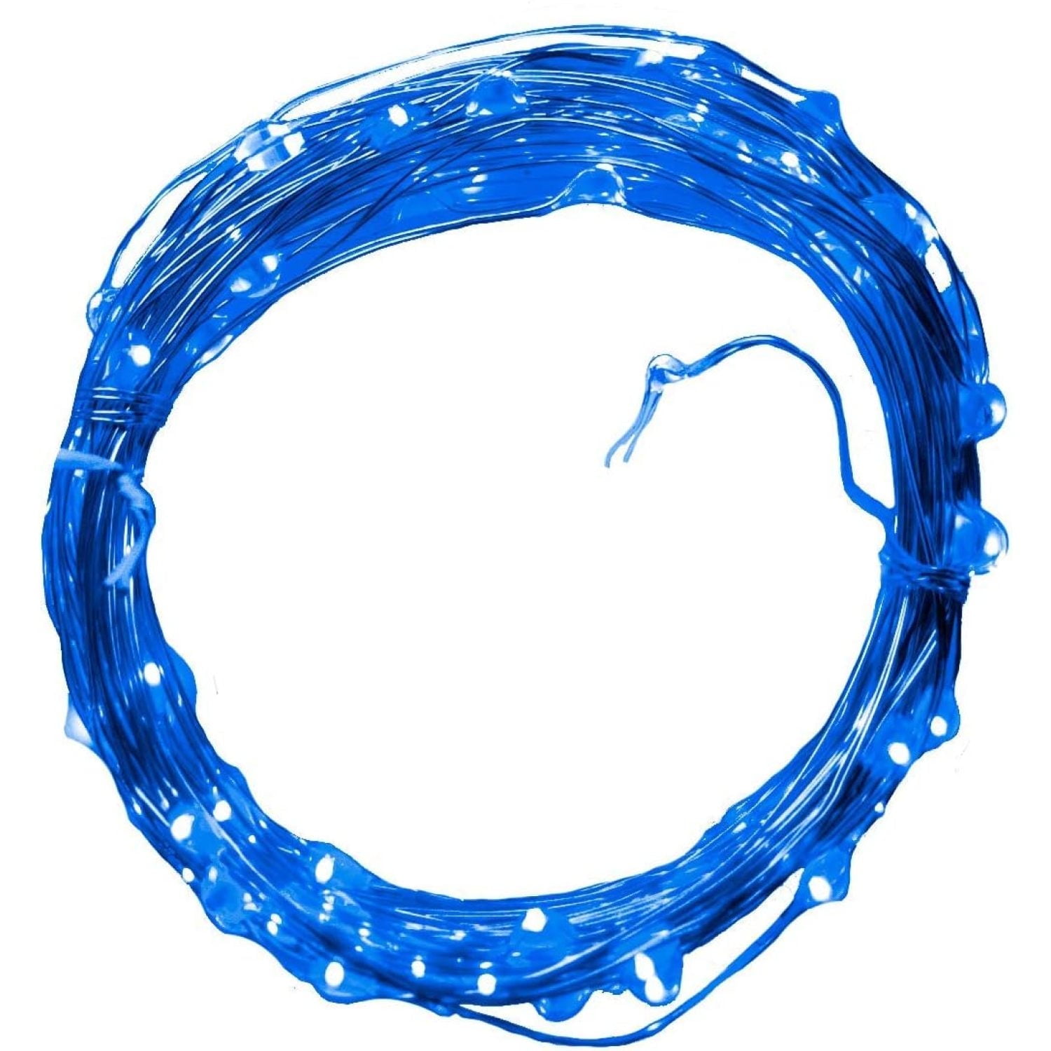 YZSP Blue Fairy Lights - Battery Operated - 6 Foot 20 Blue LED Micro ...