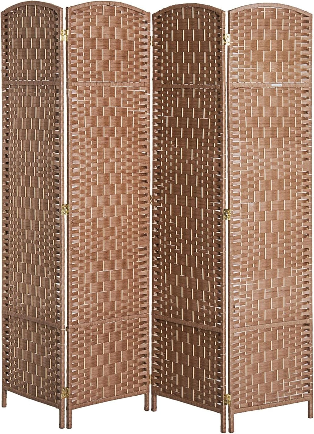 YZSP Room Divider 4 Panels Folding Privacy Screen 6FT Tall Portable ...