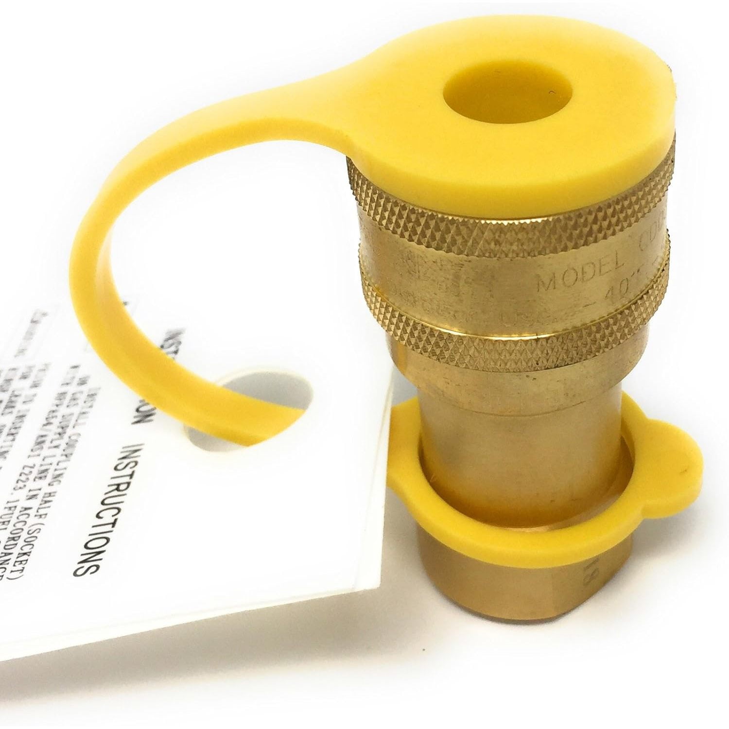 YZSP Solid Brass 3/8'' Natural Gas and Propane Quick Connect Fitting ...