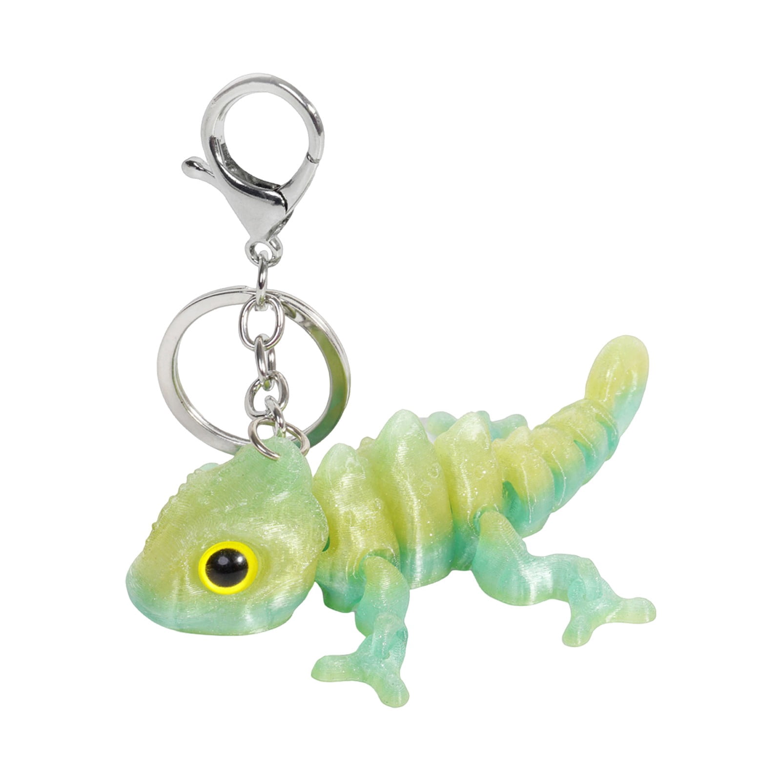 YZWEI 3D Printed Dragon Color-Changing Chameleon Style Keychain with ...