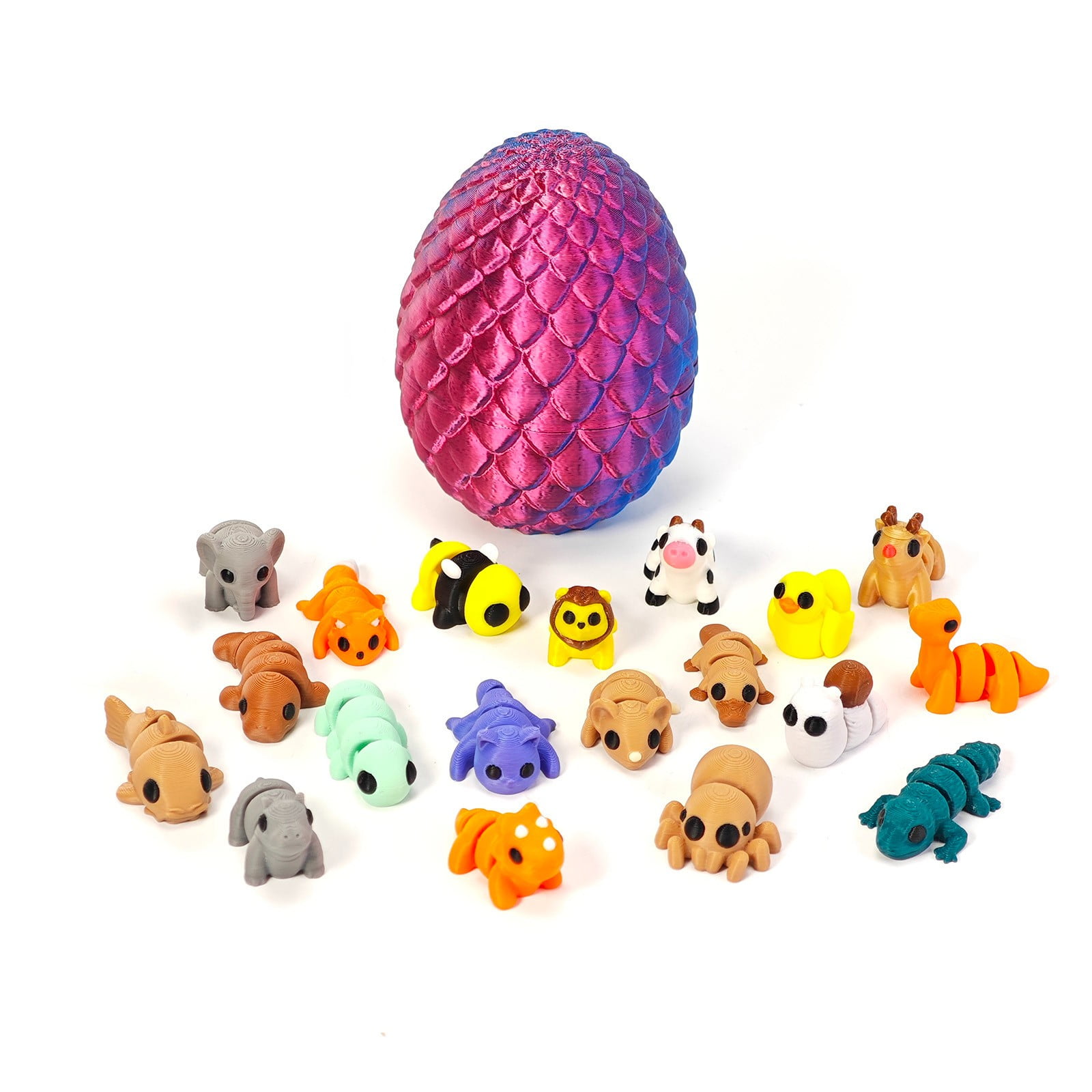 YZWEI 3D Printed Dragons - 3D Printed Dragon Egg - 3D Printed Mini ...