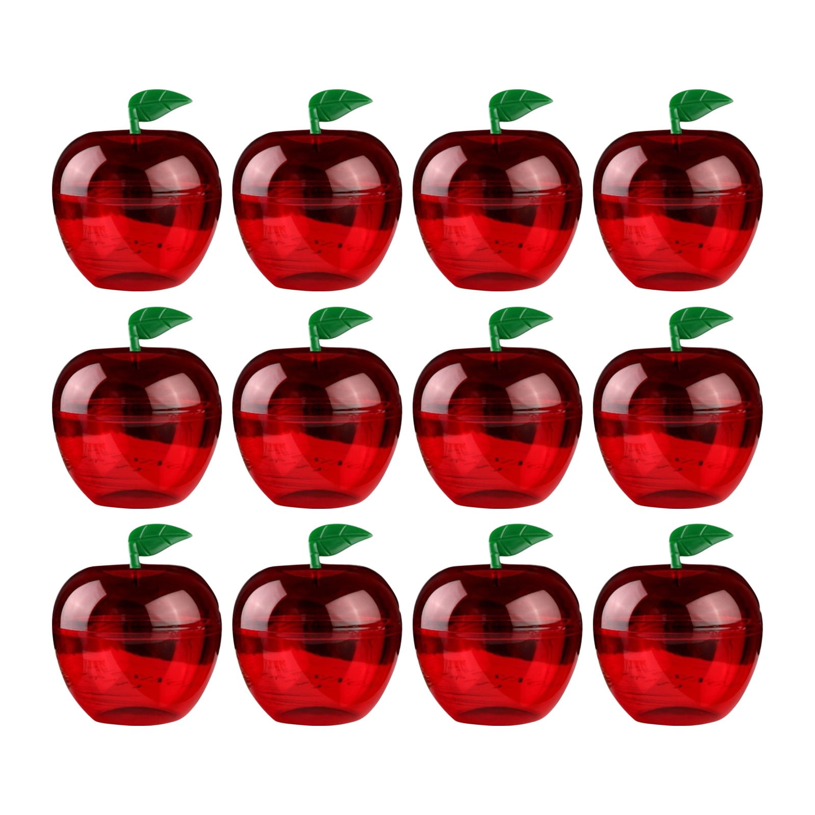 YZWEI Apple Container - 12 Sets Plastic Container for Teacher, Large ...