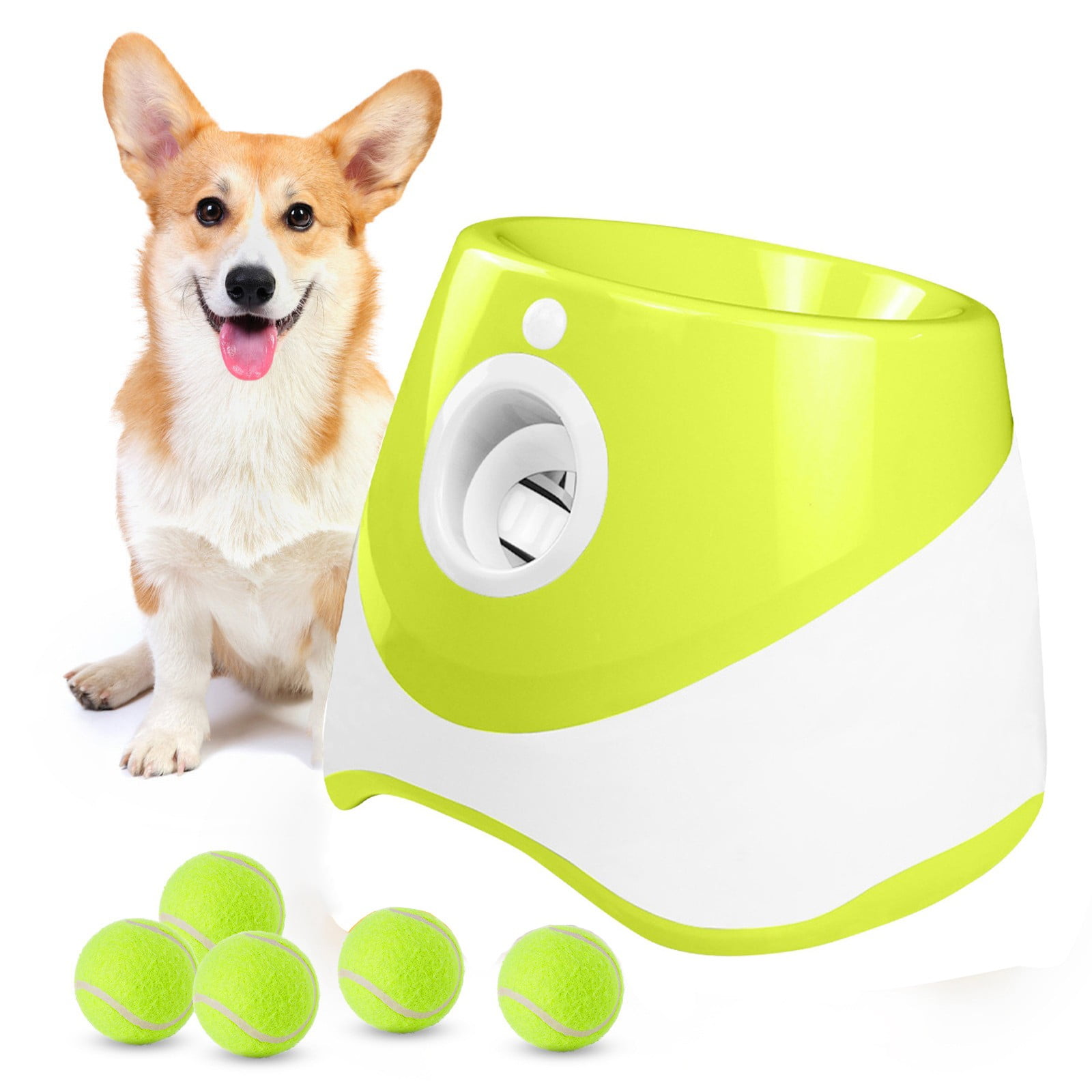 YZWEI Automatic Ball Launcher - Pet Ball Launcher - Ball Throwing ...