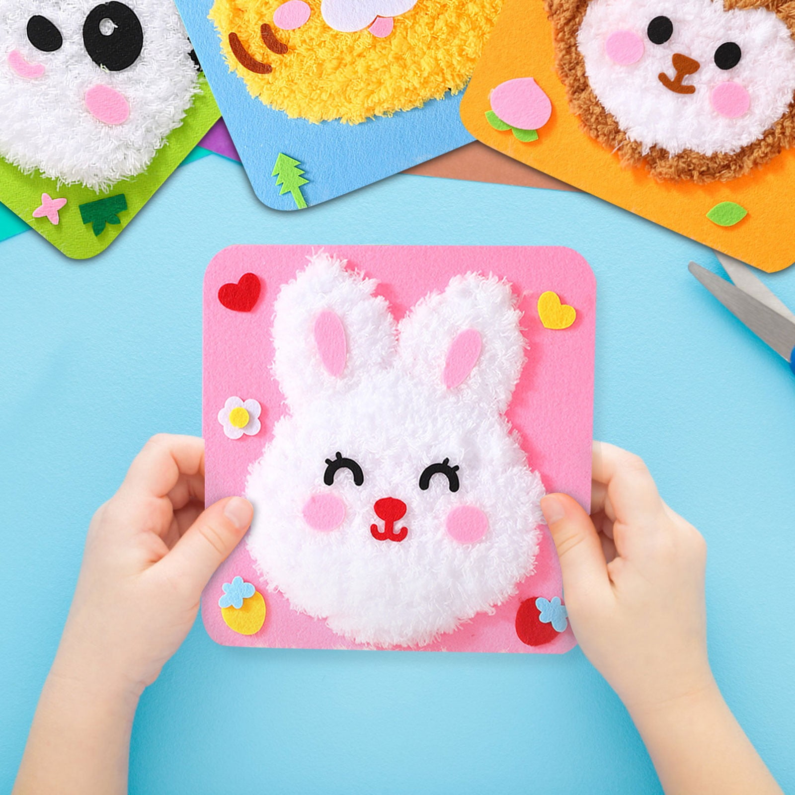 YZWEI Cross Stitch for Kids - Easy Embroidery Kits for Beginners ...