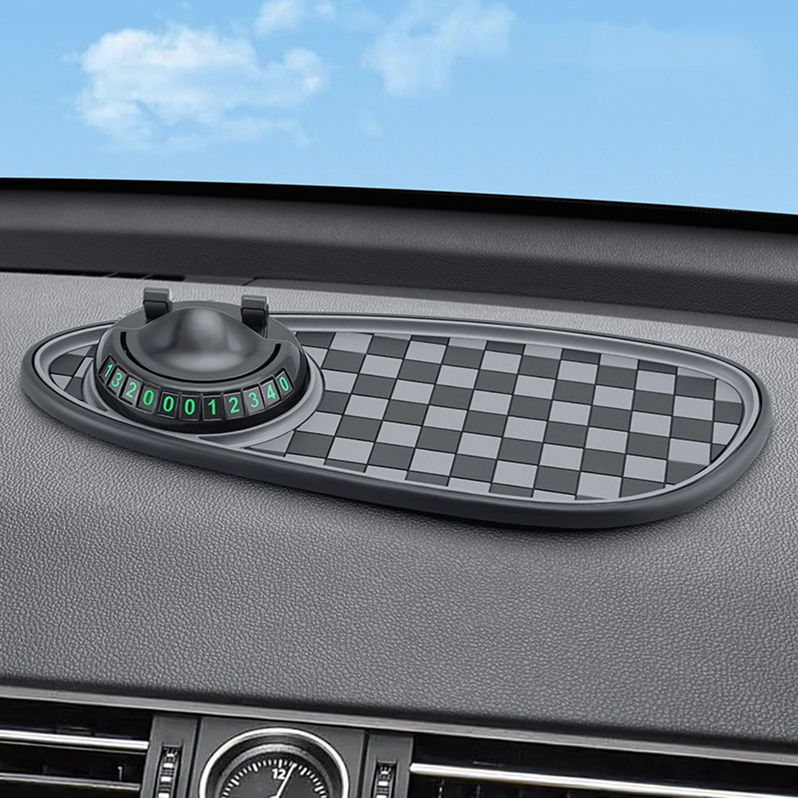 YZWEI Dashboard Mat - Dash Pad - Dash Mat - (B) 11.8 Inch - Car Dash ...