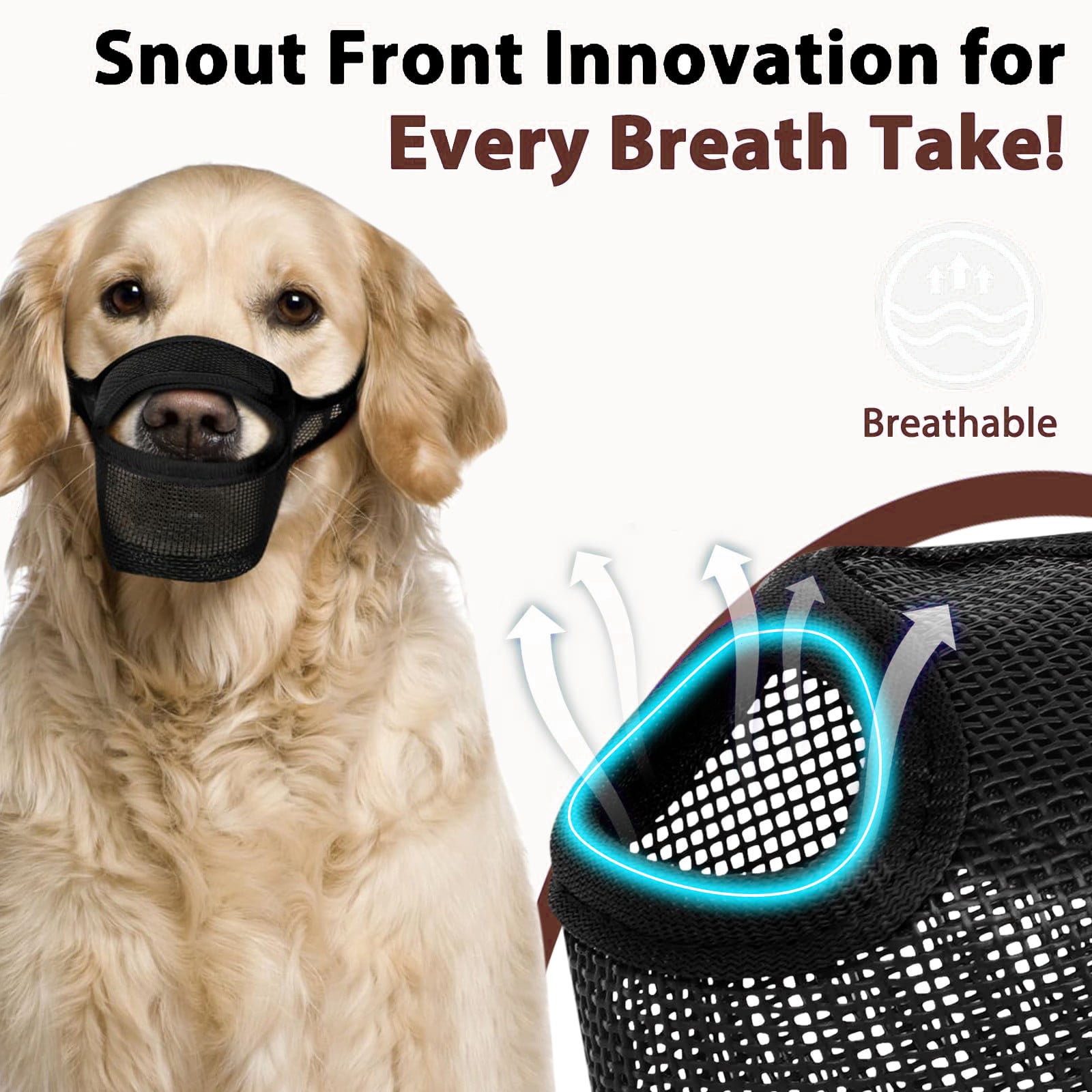 YZWEI Frenchie Muzzles for Biting,Cage Muzzles for Dogs,Dog Muzzles for ...