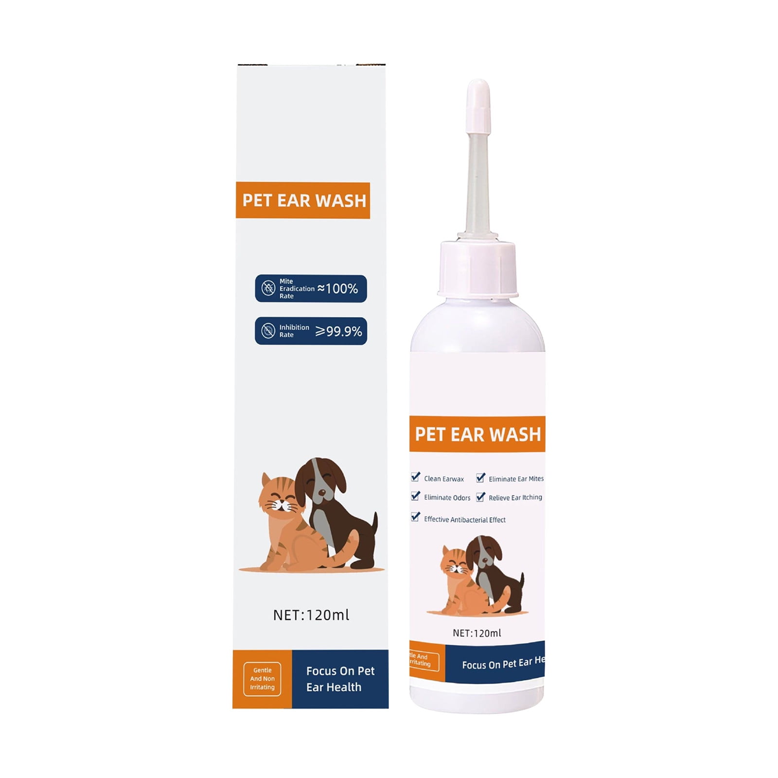 YZWEI Ear Cleaner Dogs, Ear Wash For Dogs, Dog Ear Cleaning Solution ...