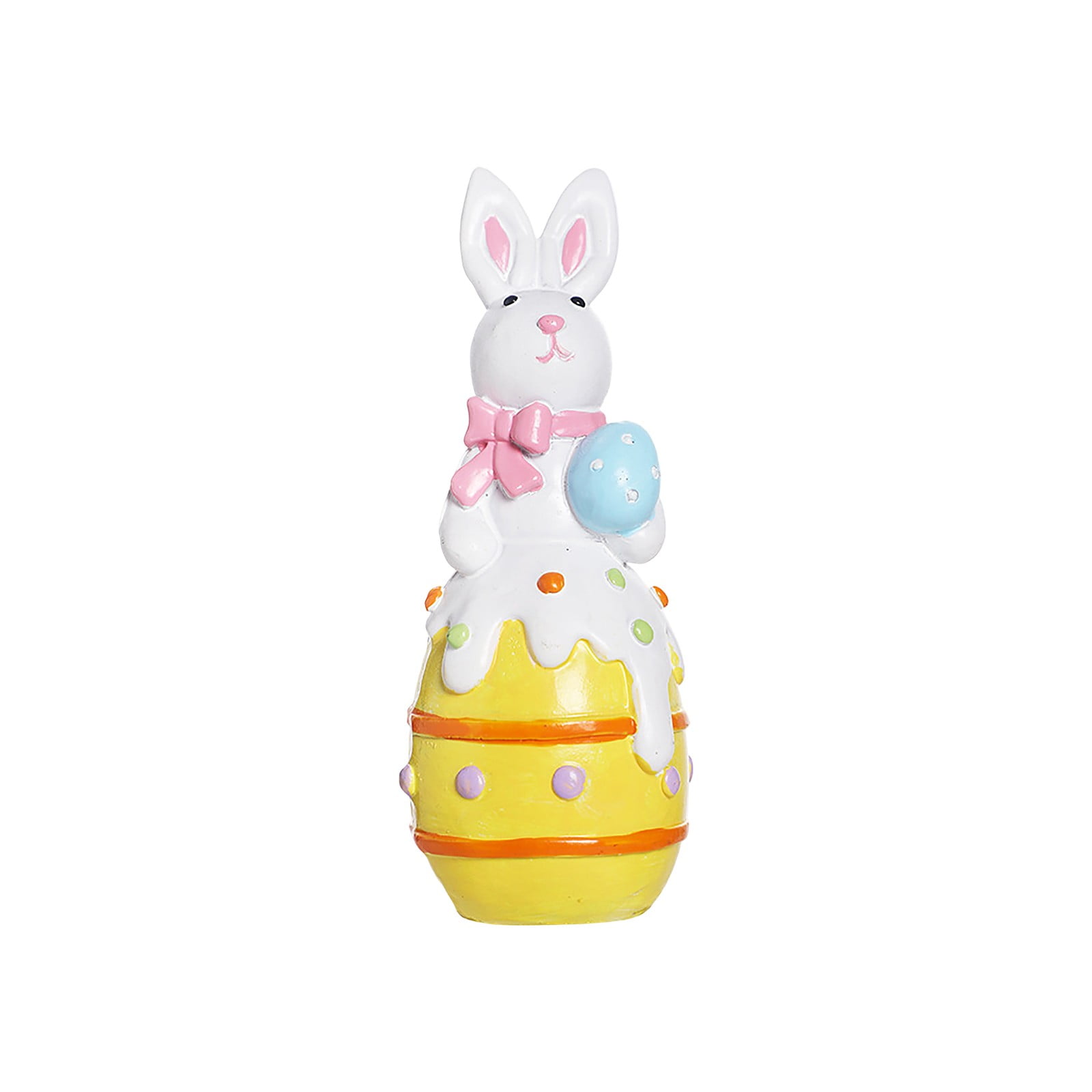 YZWEI Easter Bunnies Figurines, Easter Rabbit Figurines, Resin Bunny ...