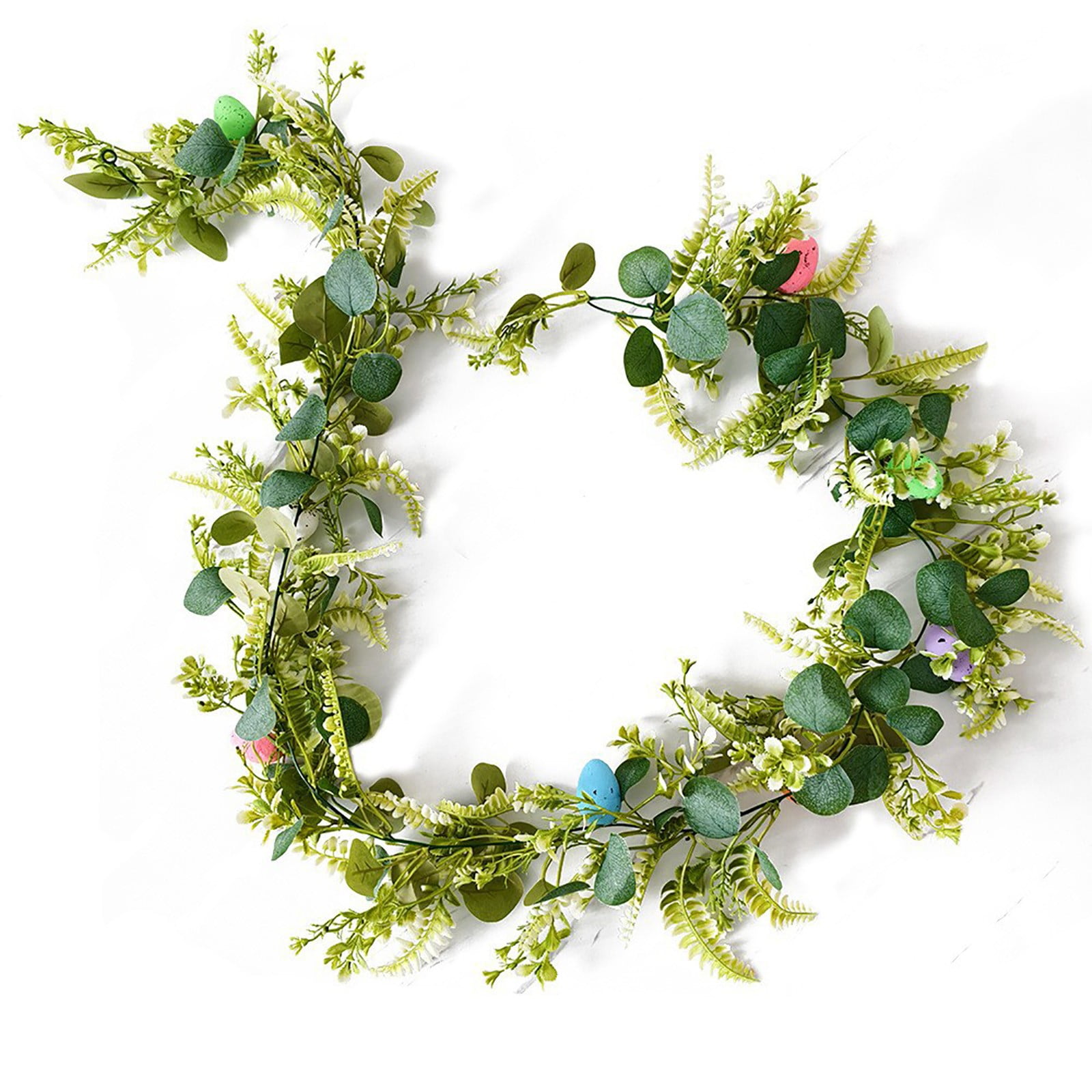 YZWEI Egg Garland,Fake Easter Egg Vine Garland - 180cm, 70.8 Inches ...