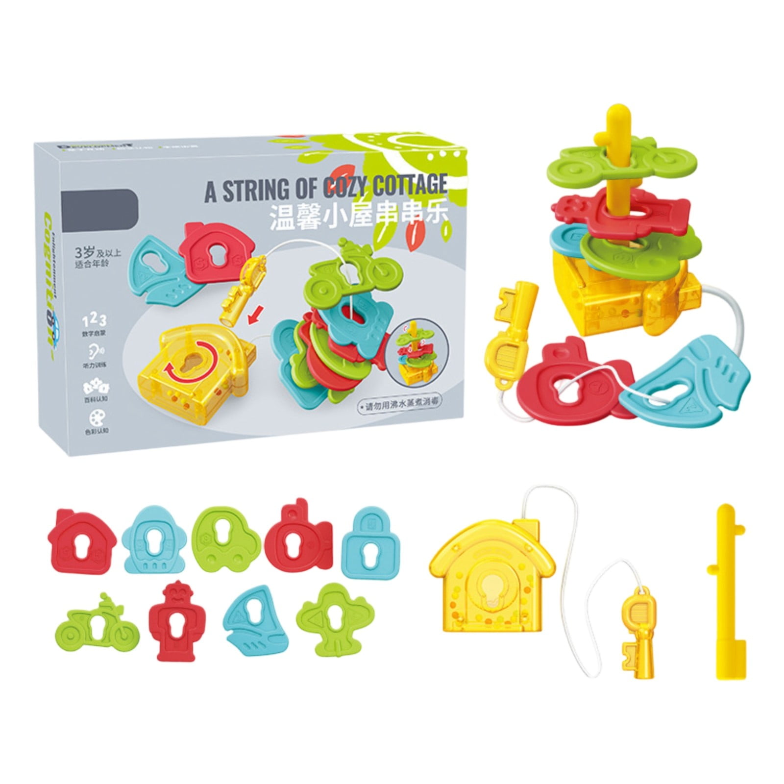 YZWEI Fruit String Game with Hungry Worms, Interactive Logic Thinking ...