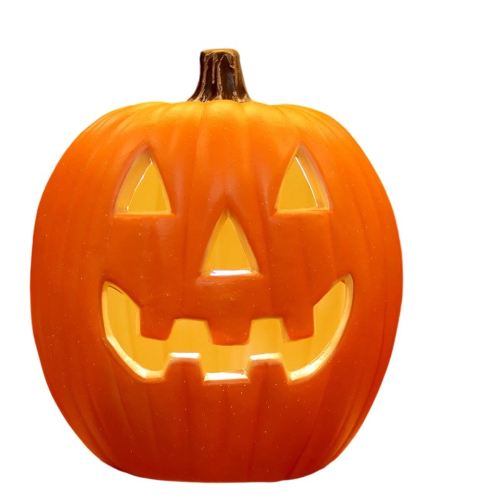 YZWEI Light Up Pumpkin, 17in Jack O Lantern, Halloween Decorations ...