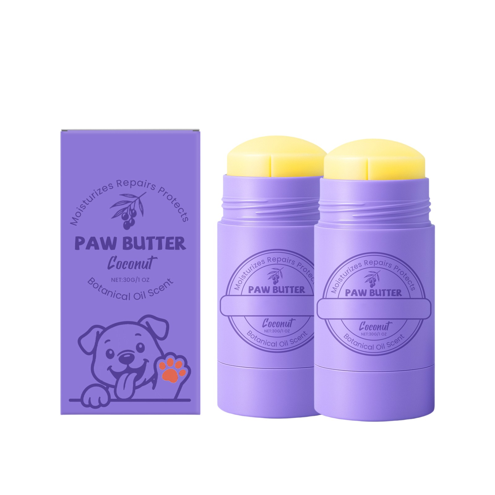 YZWEI Paw Wax for Dogs, Moisturizing and Soothing Balm for Cracked Paws ...