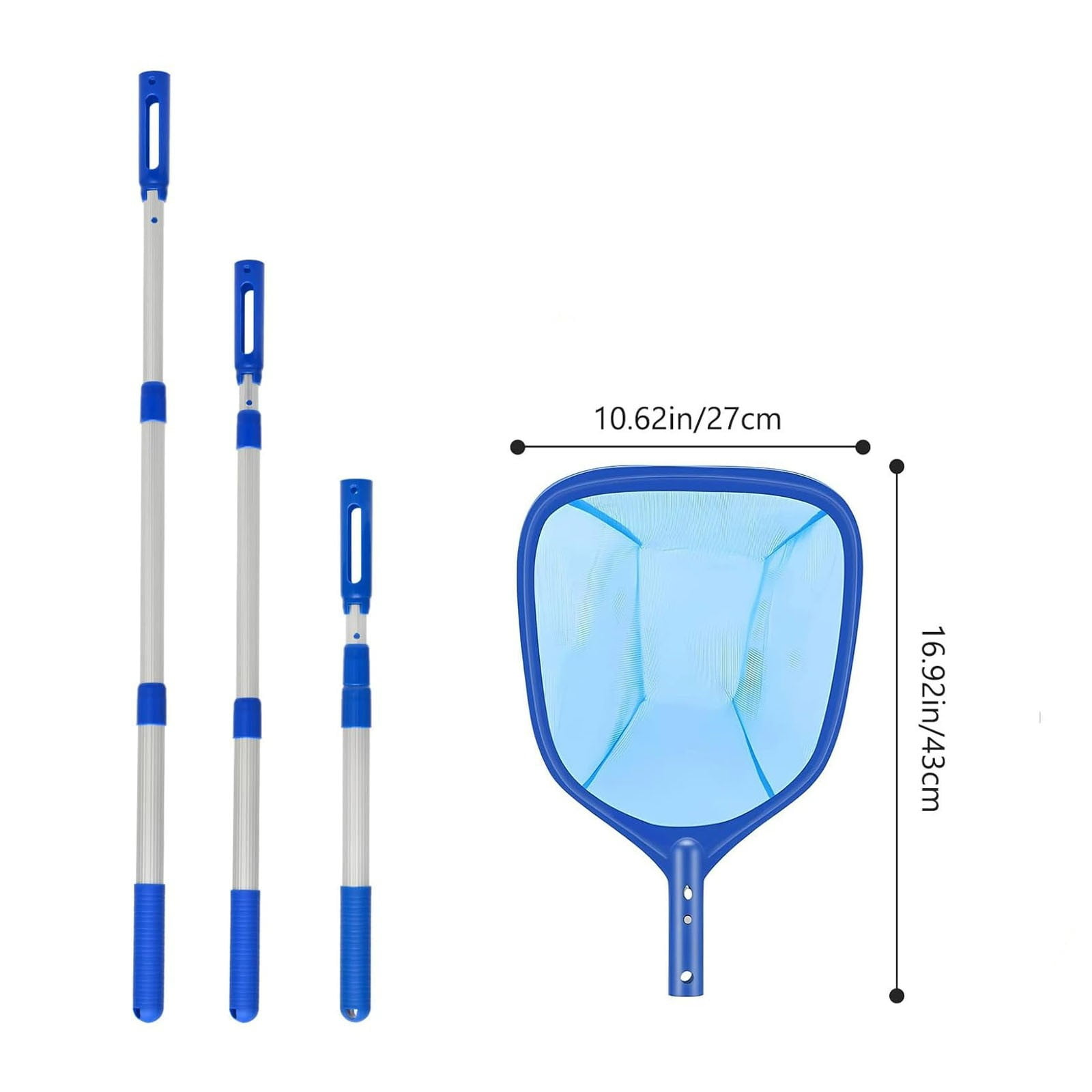YZWEI Pool Skimmer Pole, Swimming Pool Net with Pole, Pool Pole Net ...