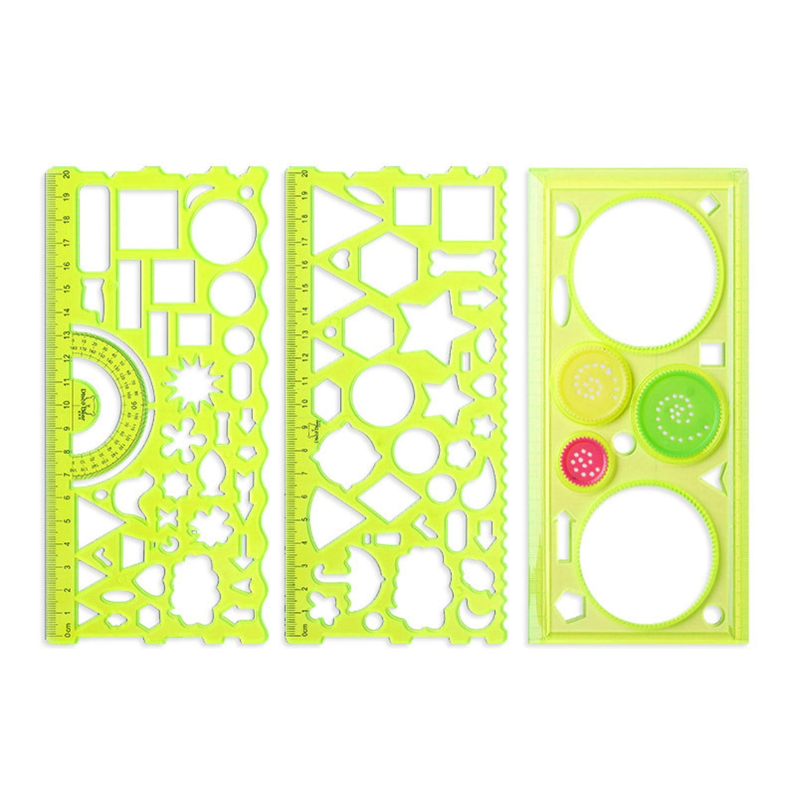 YZWEI Stencils for Drawing, Templates for Crafts, Geometric Stencils ...