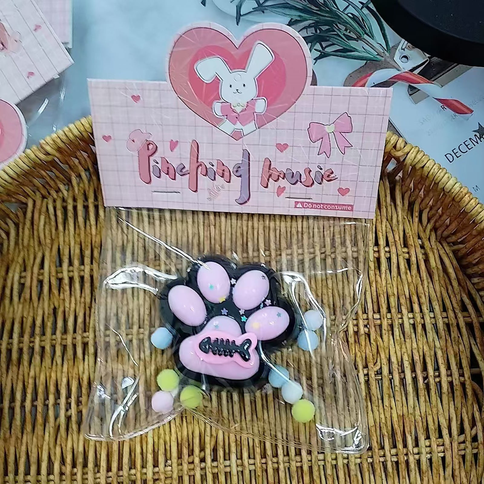 YZWEI Taba Squishy Clear, Tabitha Squishy, Giant Transparent Cat Paw ...