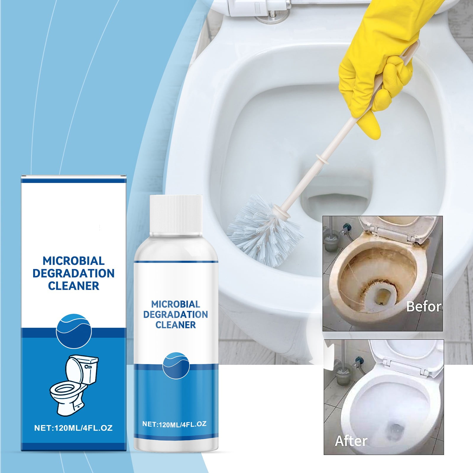 YZWEI Toilet Bowl Cleaner Tablets - Toilet Bowl Cleaners - Toilet Clean ...